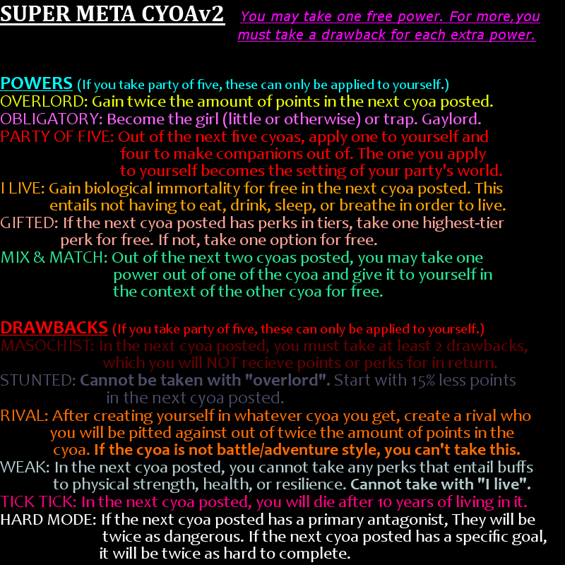 Super Meta CYOA | Scrolller