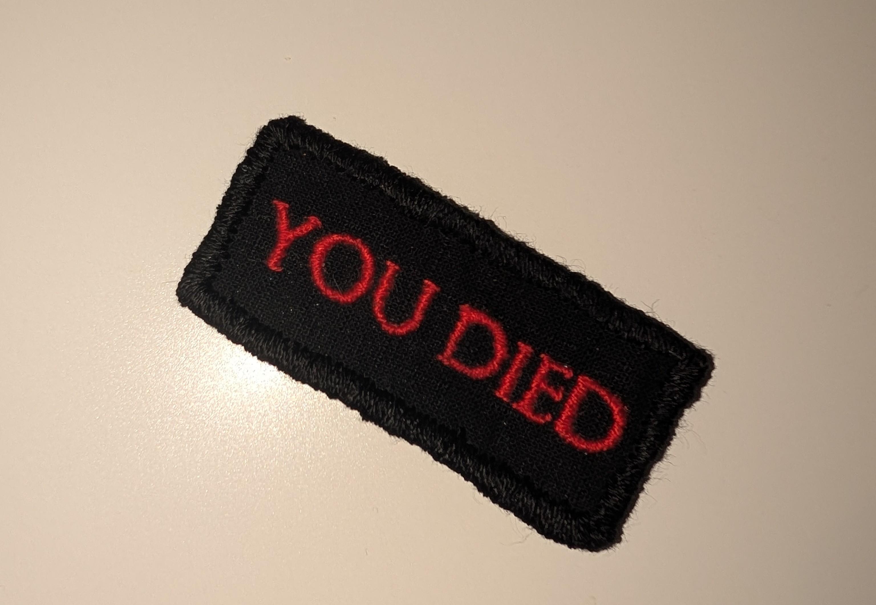 Made a patch for an iconic screen.. | Scrolller