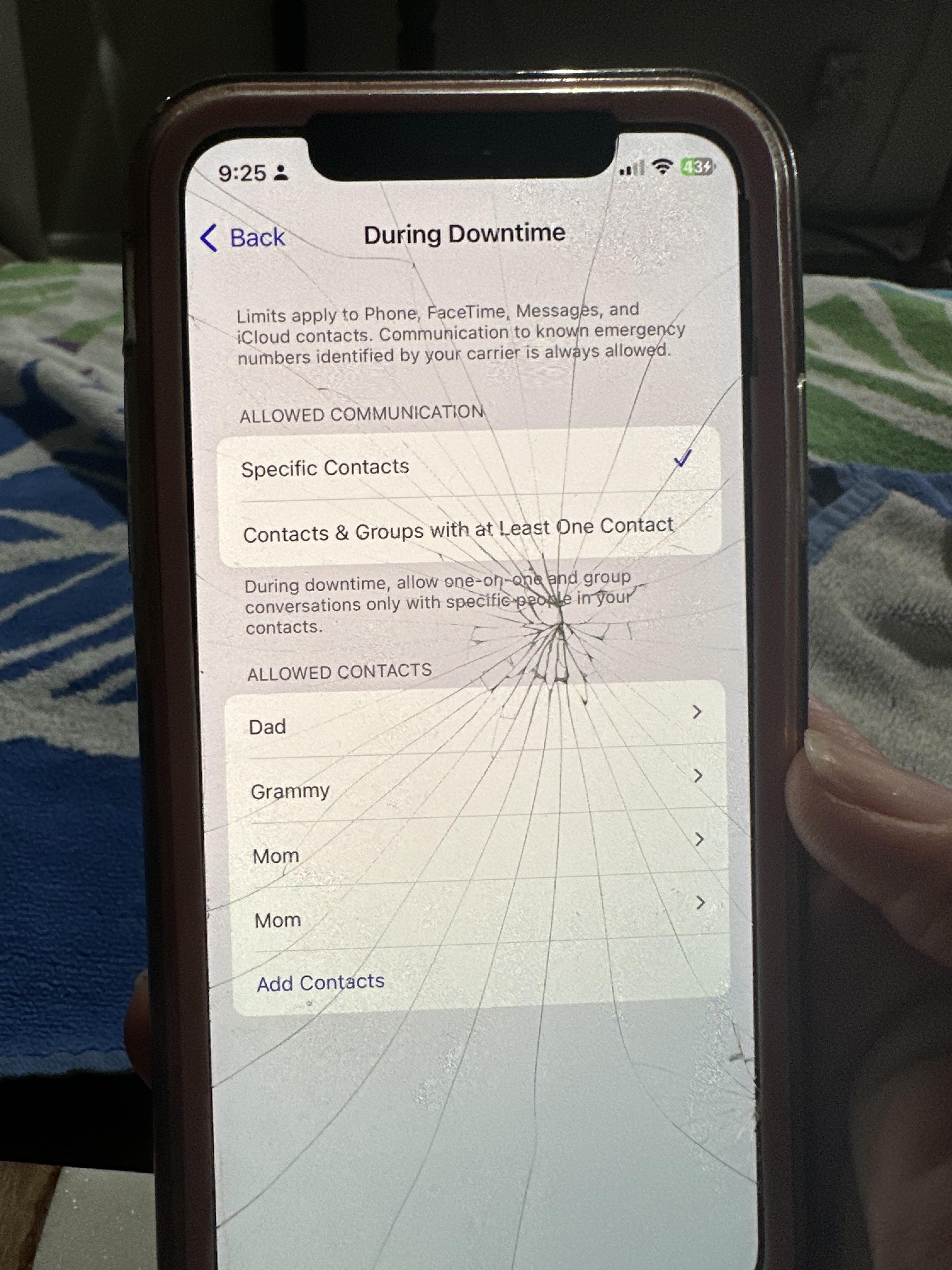 Downtime contacts still blocked | Scrolller