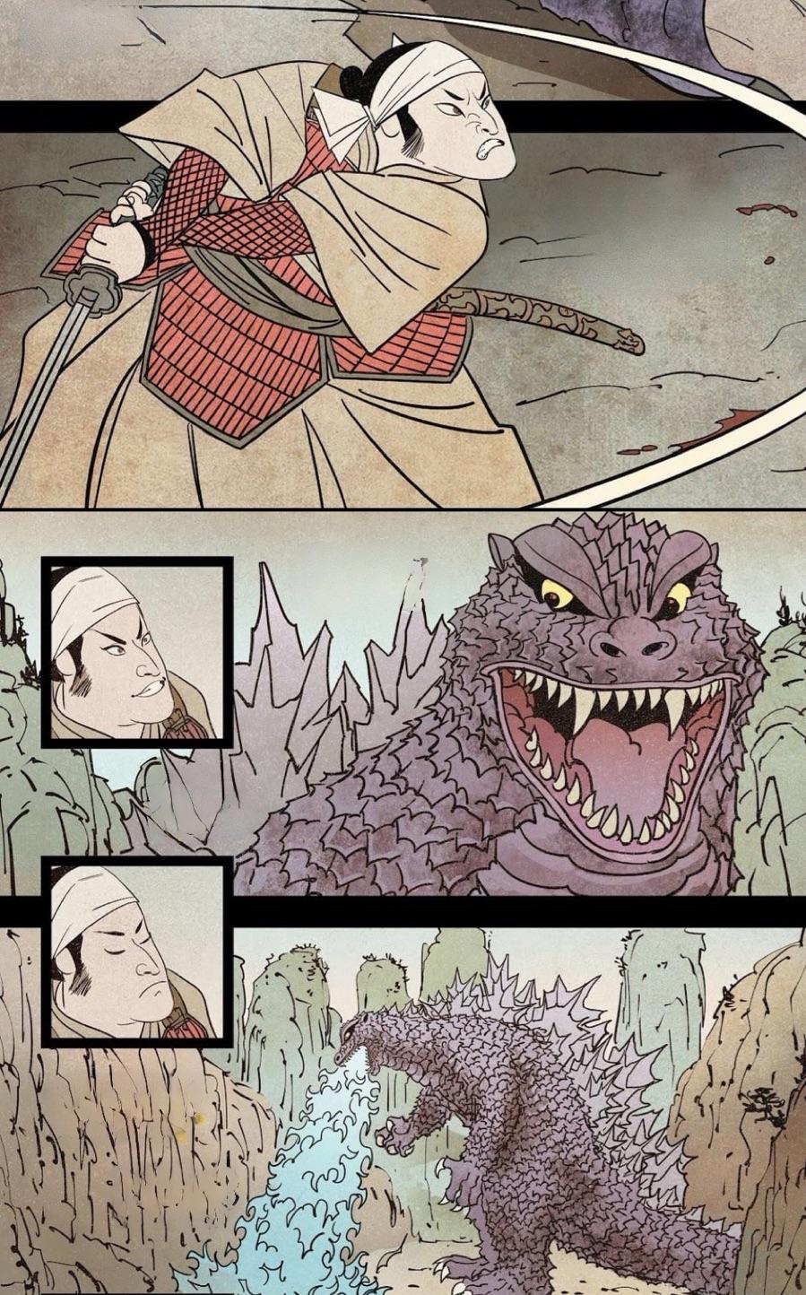 Best attempt at turning this Godzilla comic moment into a meme template, have fun [Next slides ...