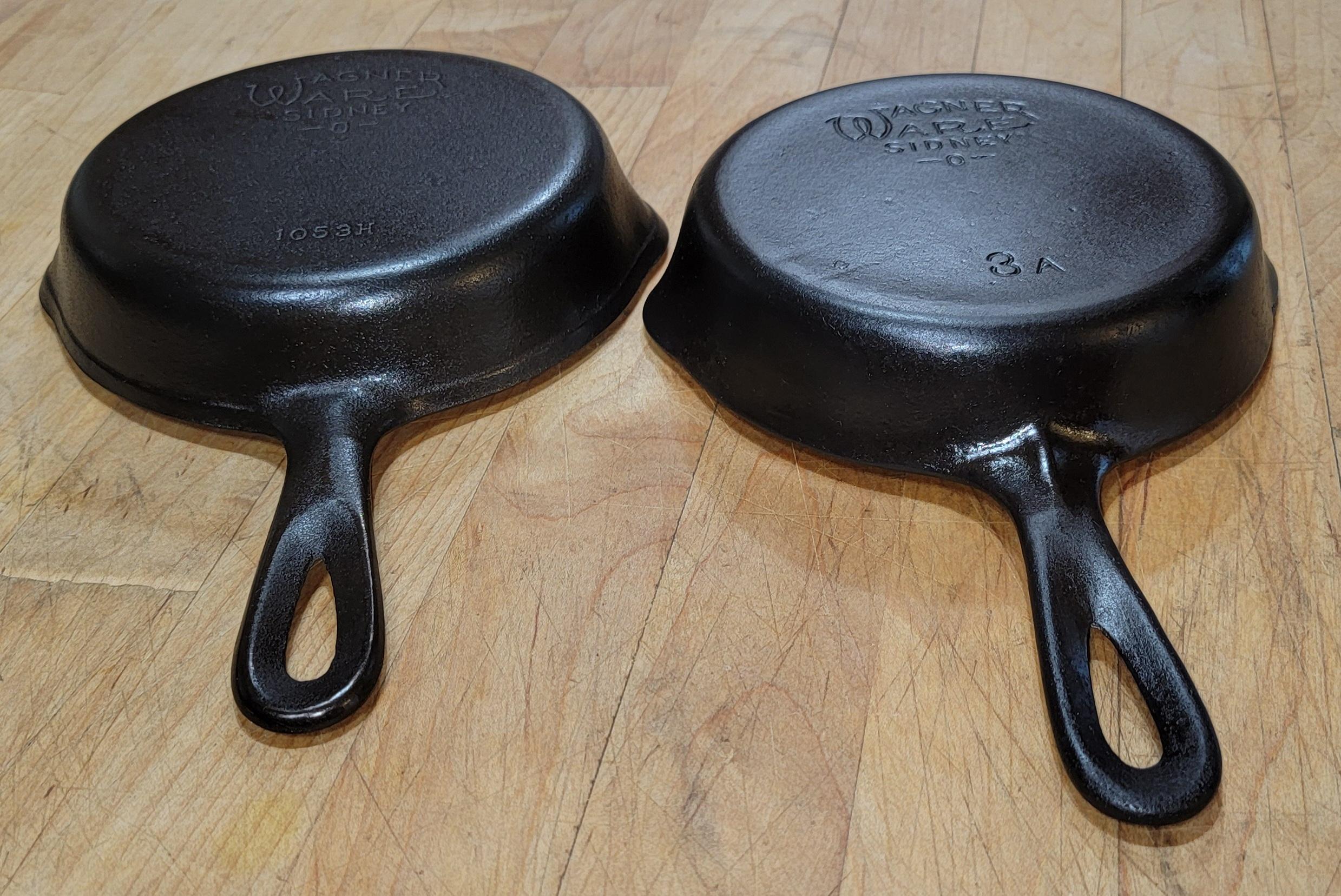 ID Help Please - What can the differences tell us between these two Wagner Stylized Logo 3s? Any ...