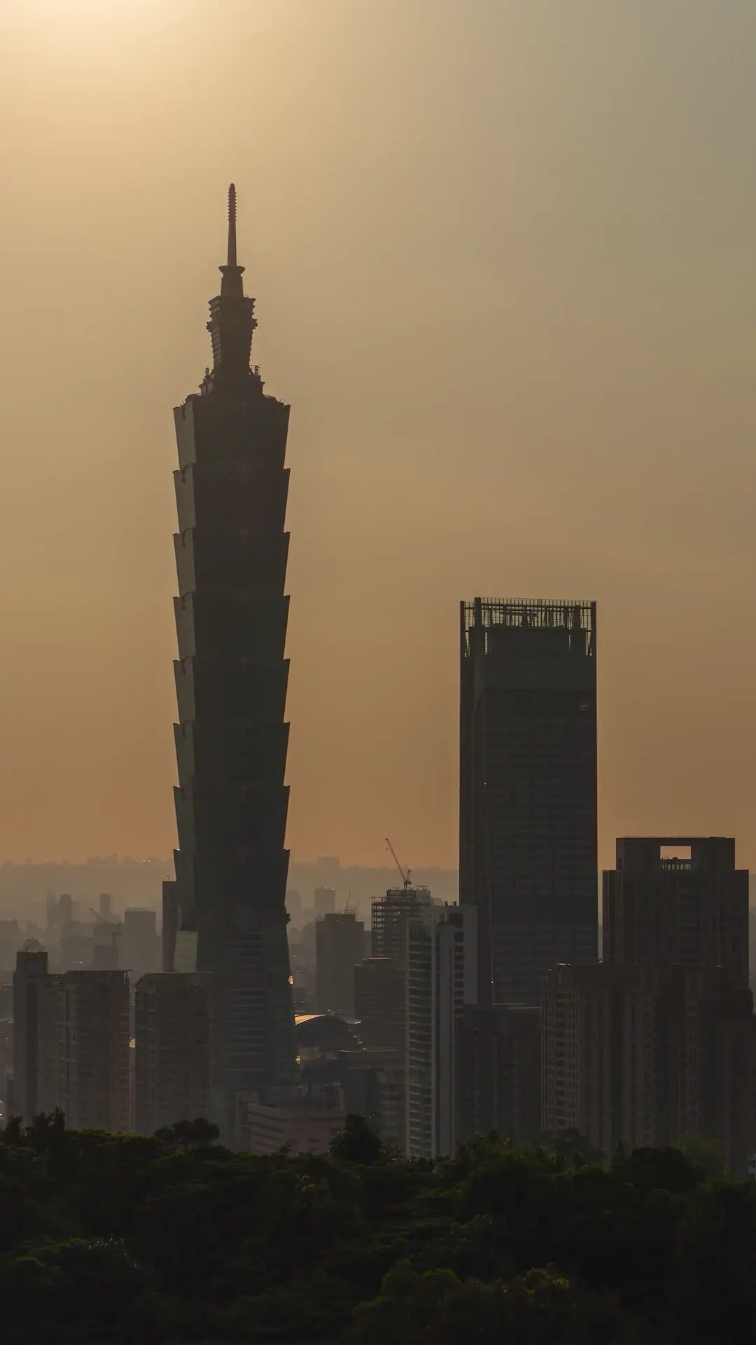 Taipei 101 and Nanshan Plaza, Taipei City, Taiwan | Scrolller