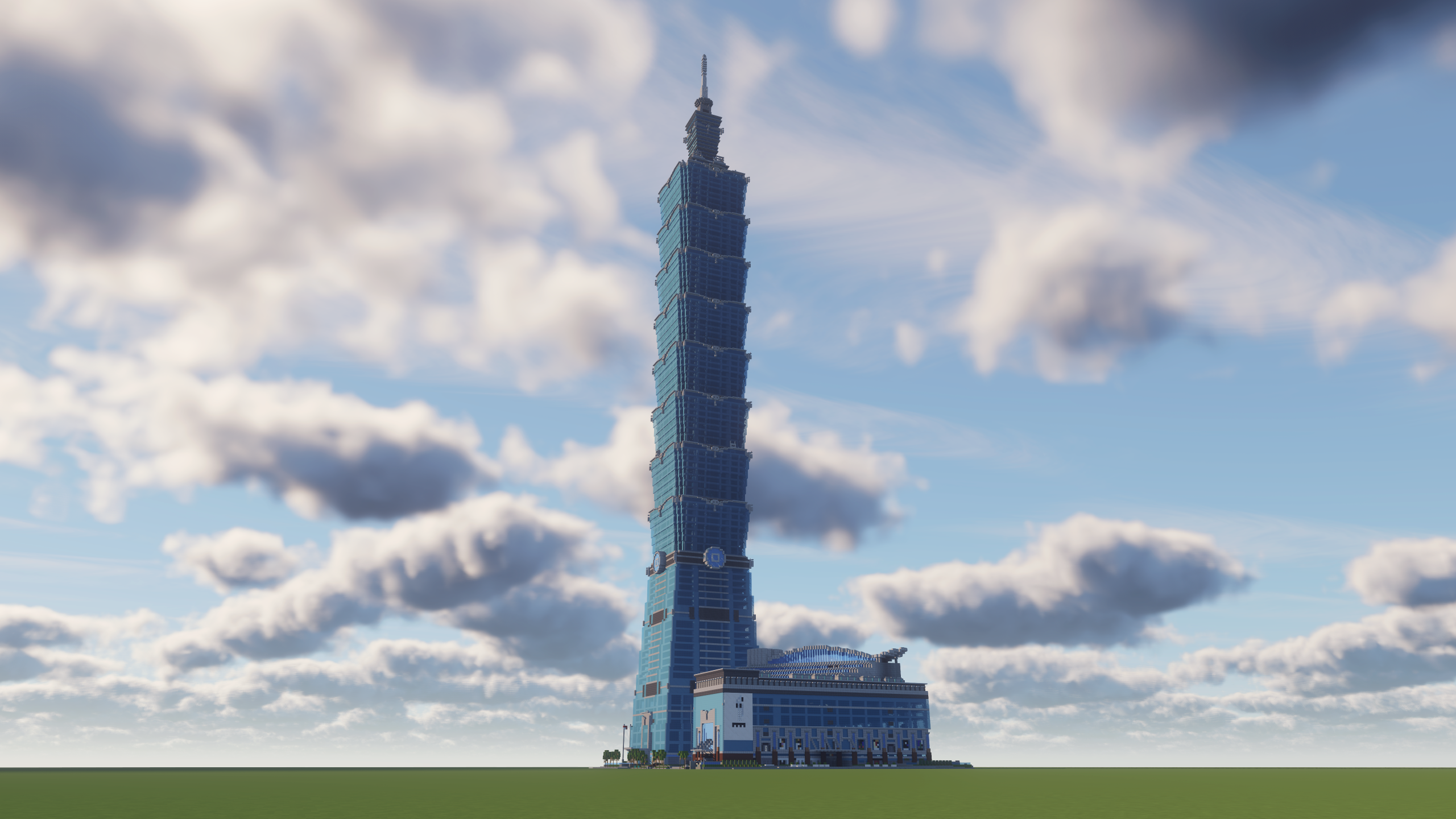 Taipei 101 recreated in Minecraft | Scrolller