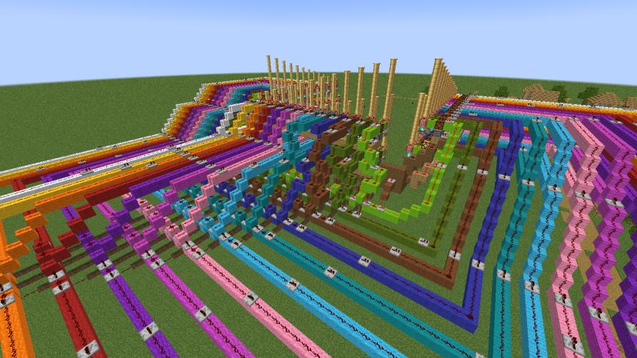 Minecraft pipe organs, one year of evolution | Scrolller