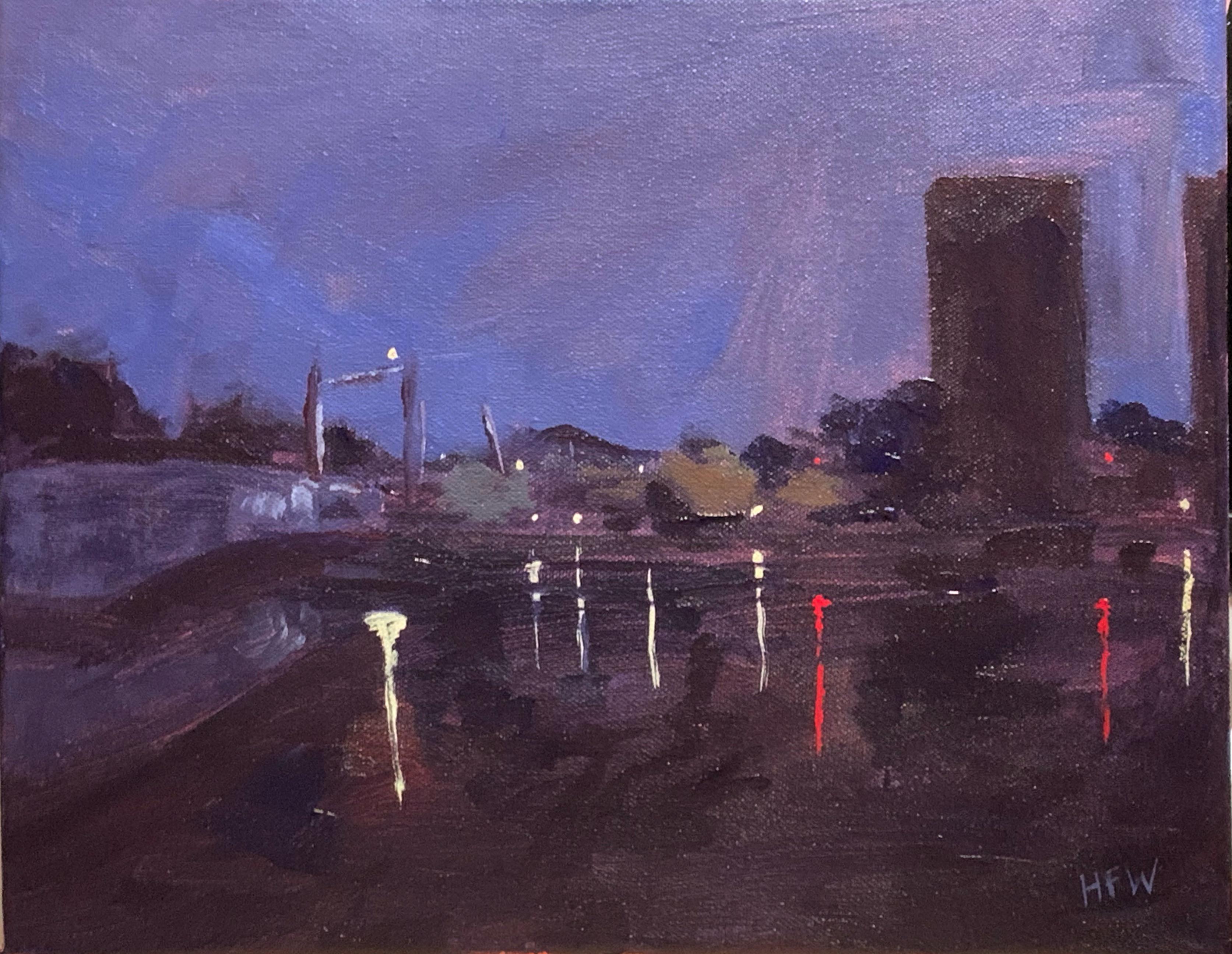 Tchefuncte River Nocturne, 11" x 14" | Scrolller