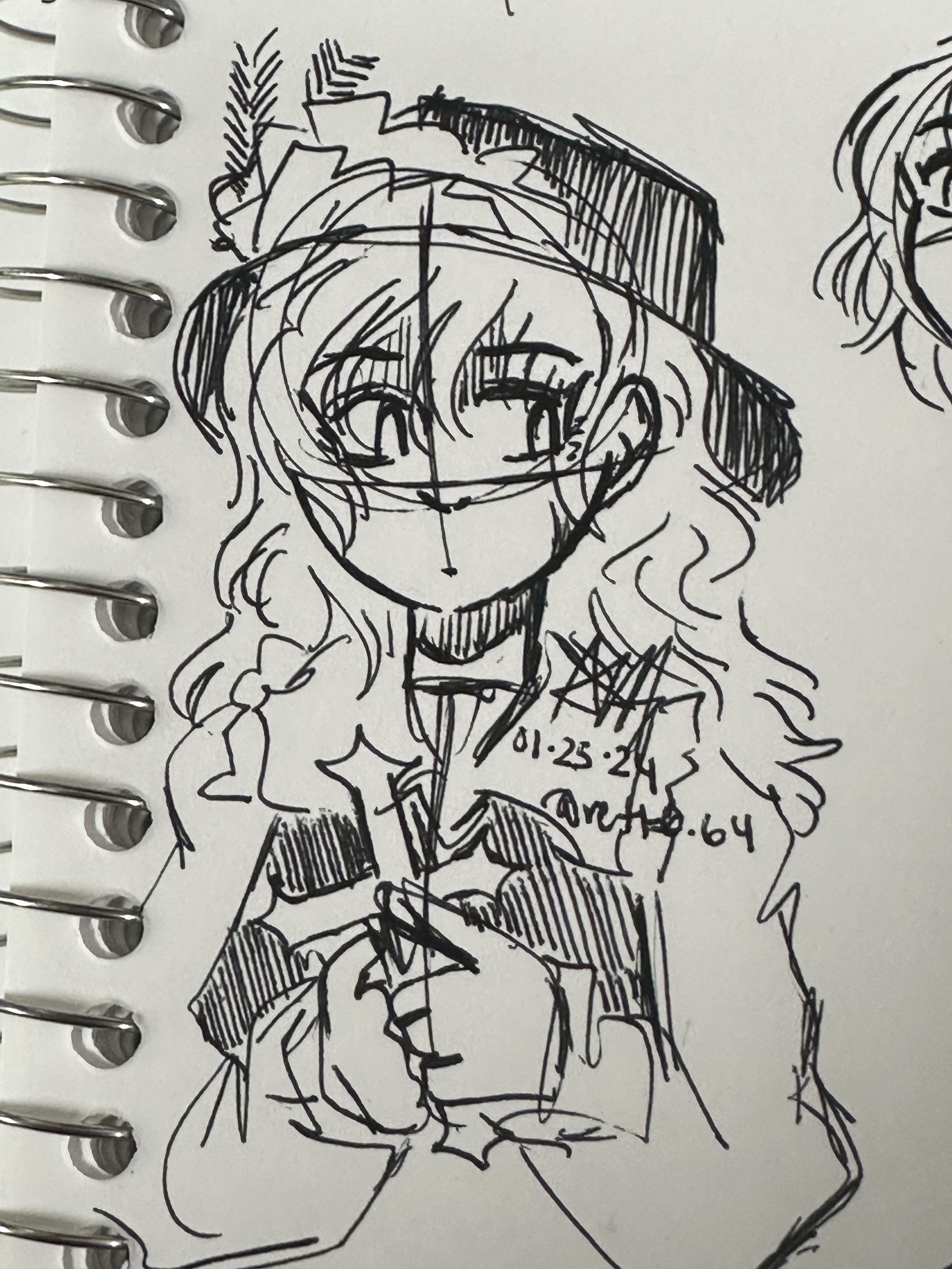 I drew jacket and label girl from memory | Scrolller