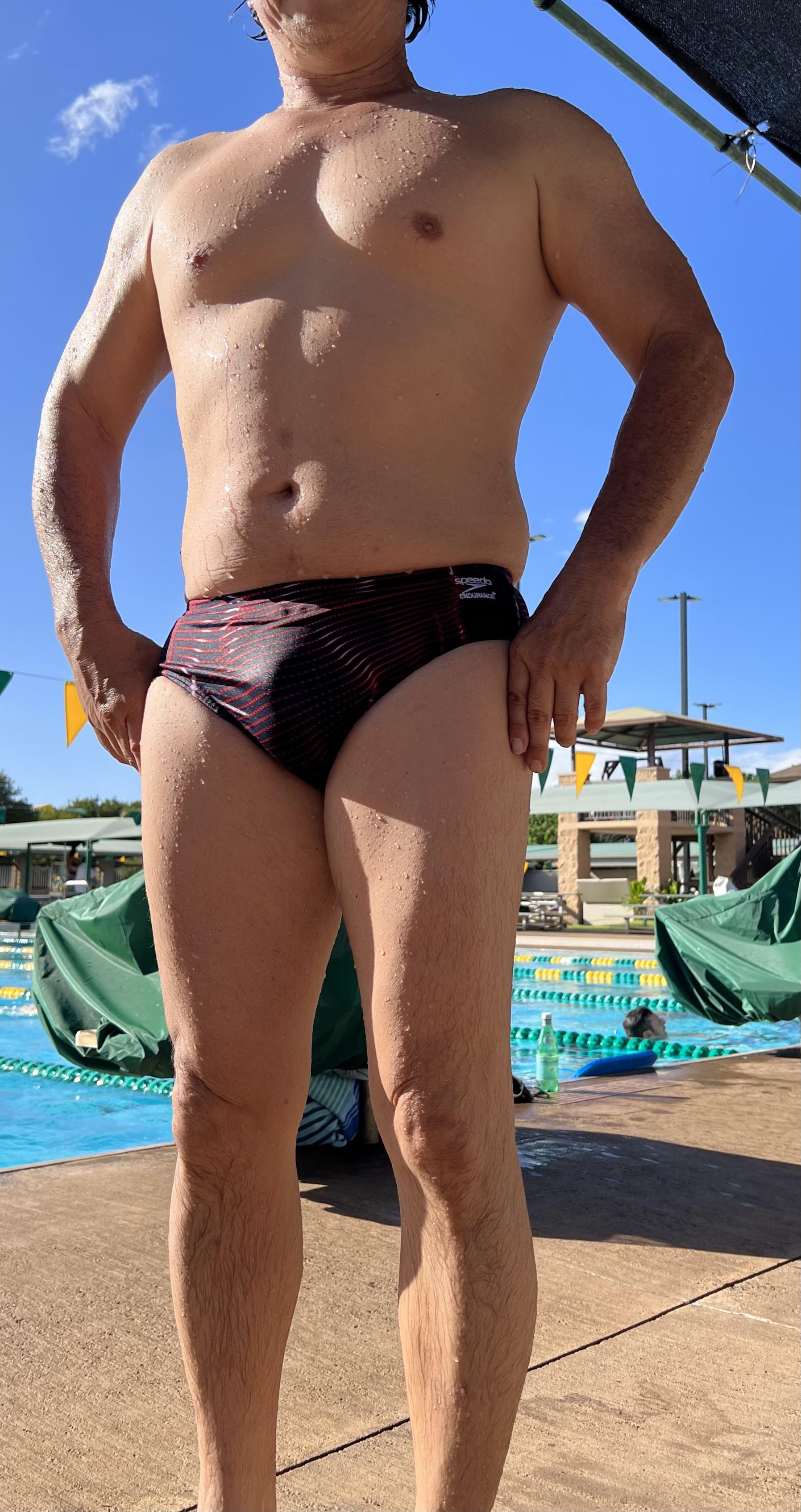 New speedo. Finally got to the pool with them | Scrolller
