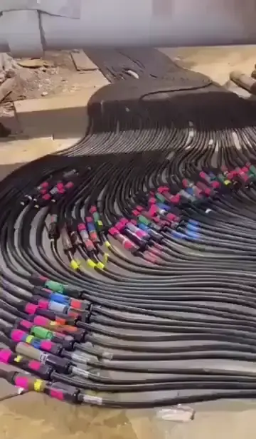 The cable management at a Rammstein concert | Scrolller