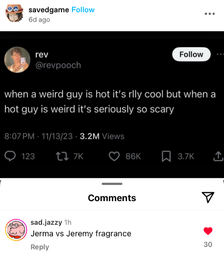 The difference between Jerma and Jeremy Fragrance | Scrolller