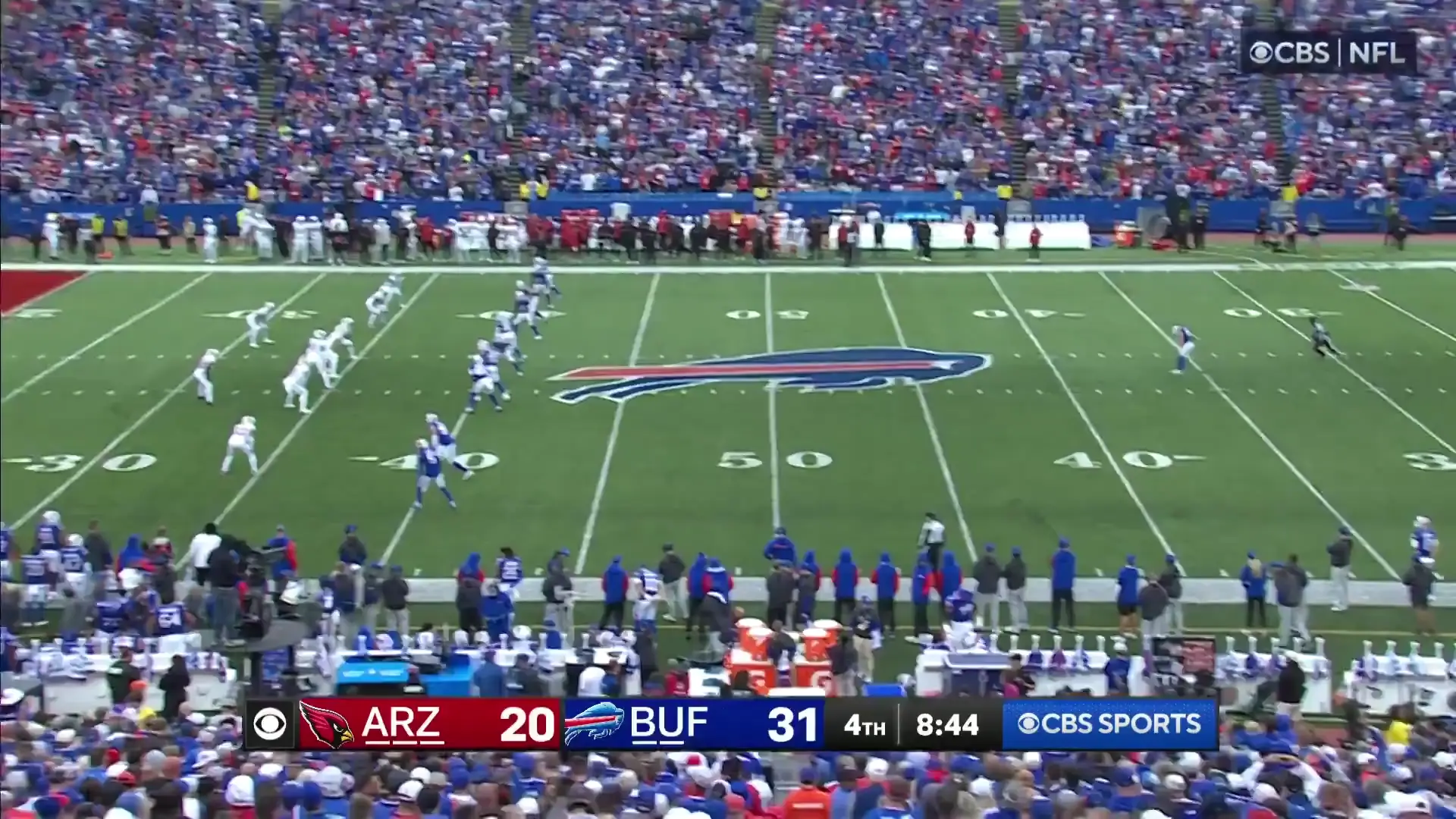 The first dynamic kickoff return for a touchdown. Cardinals Deejay Dallas 96 yrds vs Bills ...