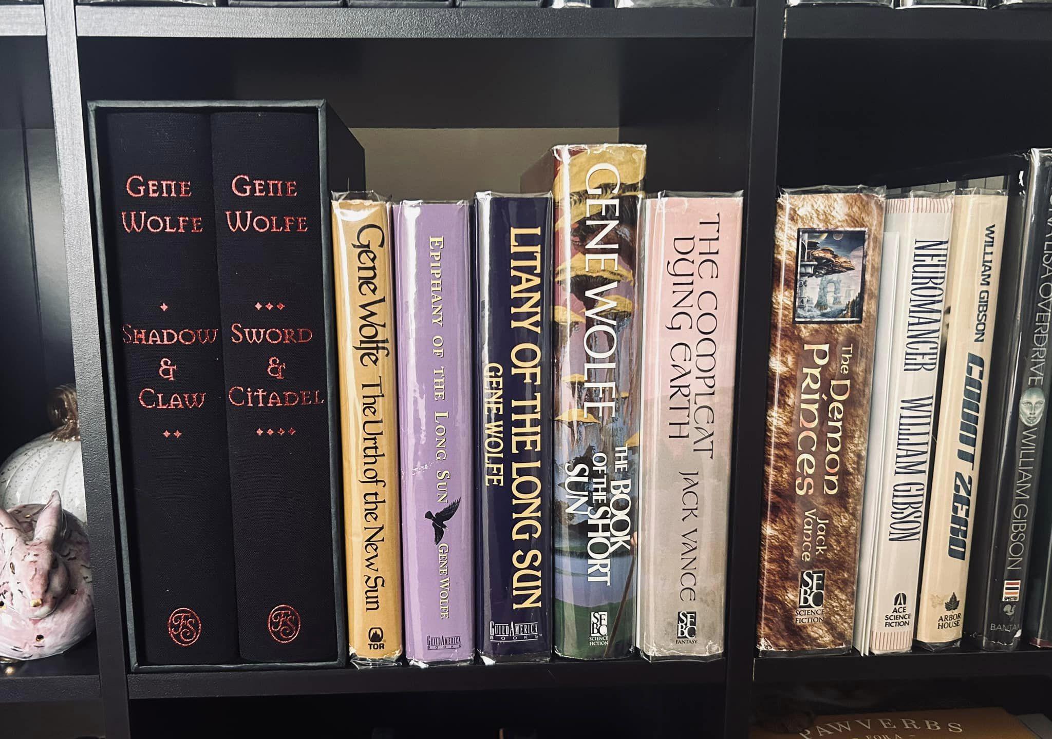 The Gene Wolfe Solar Cycle Shelf is (finally) complete | Scrolller