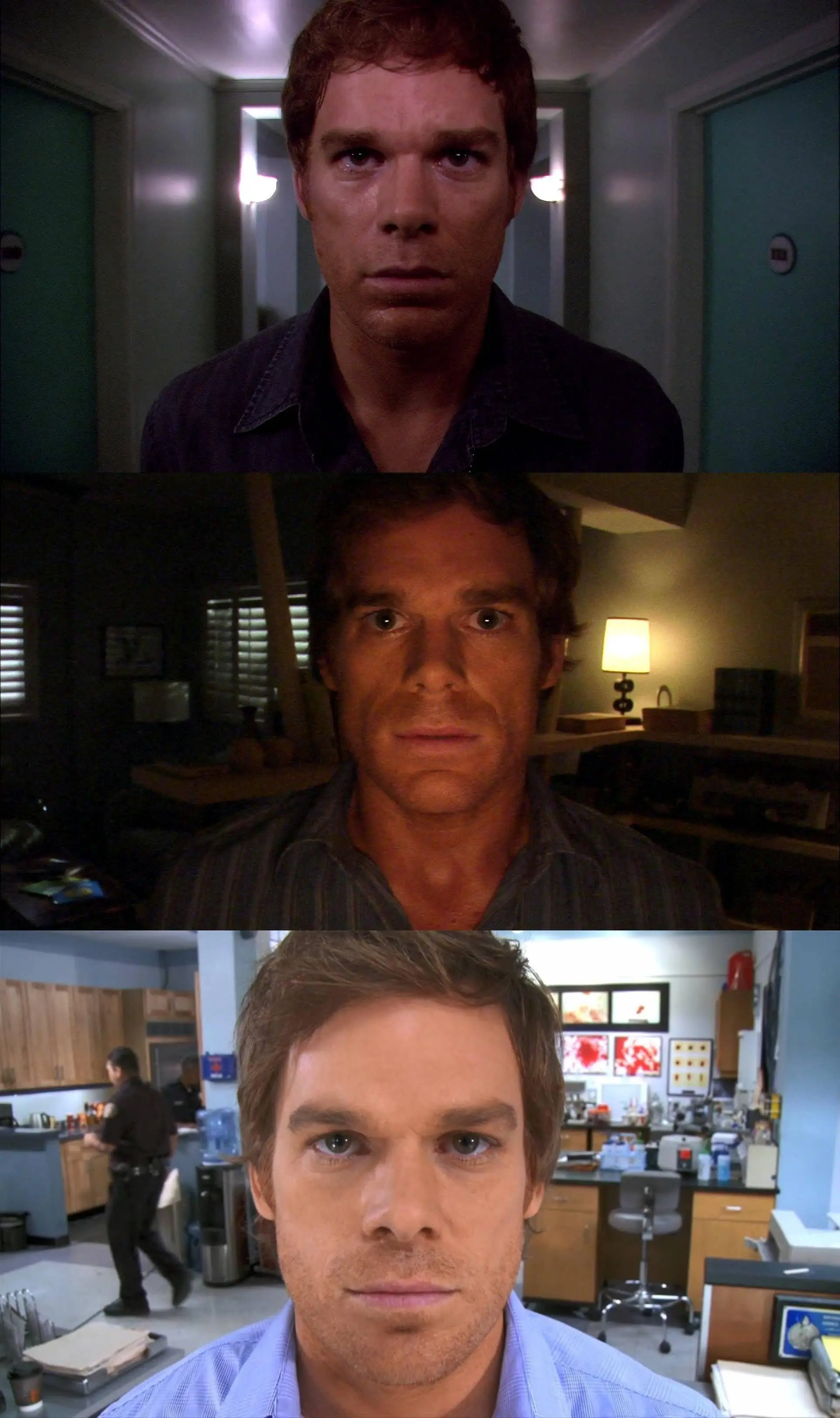 The Holy Trinity of Dexter Morgan's Face | Scrolller