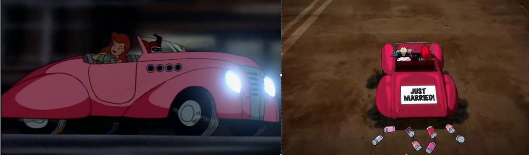 The "Just Married" car in the season 2 finale | Scrolller