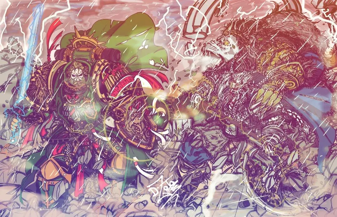 The Lion and The First and Godfrey, First Elden Lord. By me | Scrolller