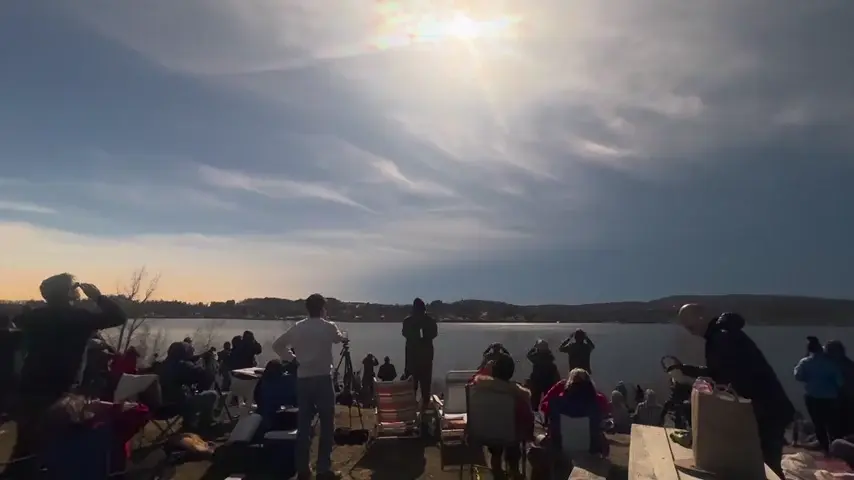 The magical moment of total eclipse as seen from northern Vermont | Scrolller