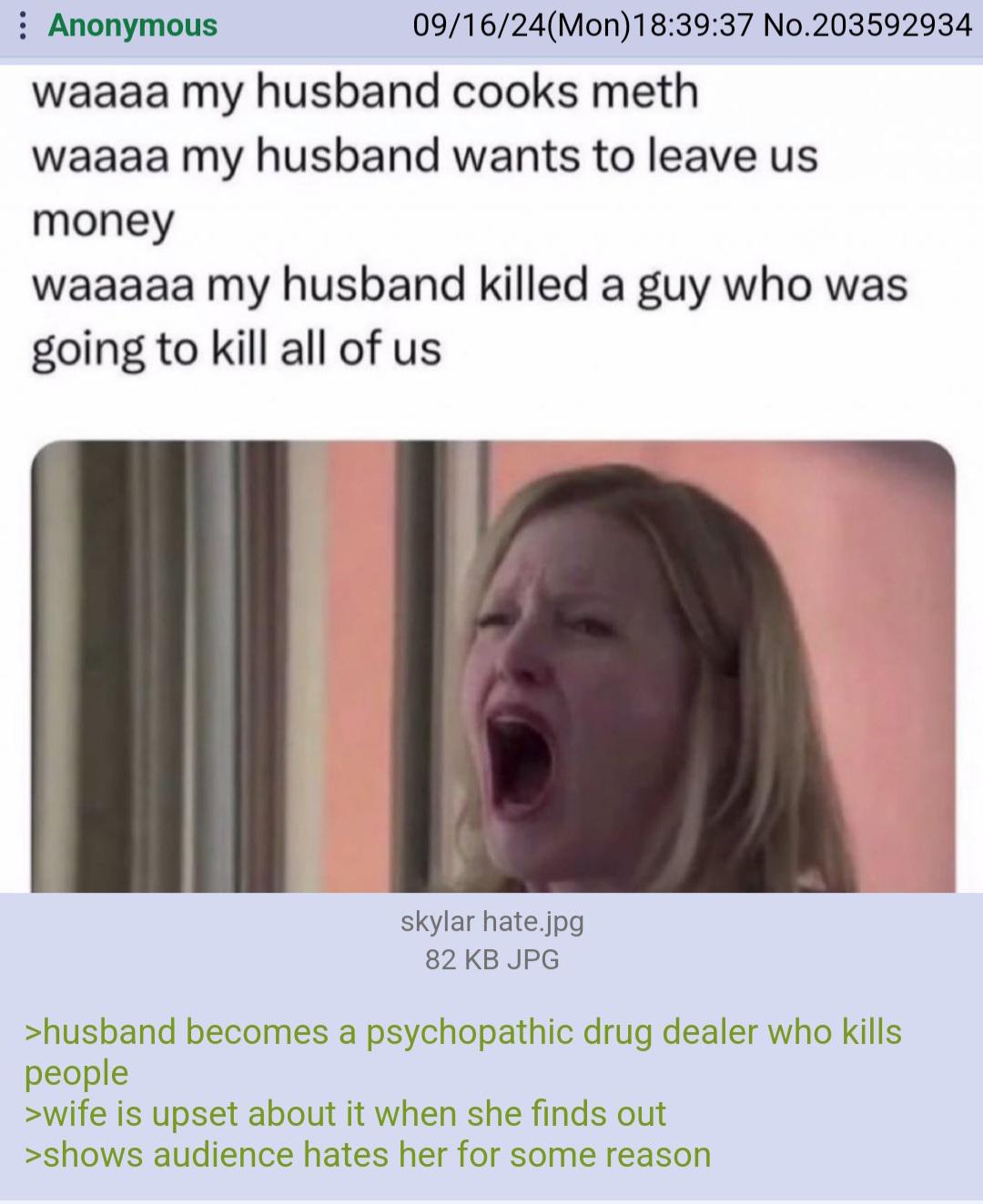 The meth cook's wife | Scrolller