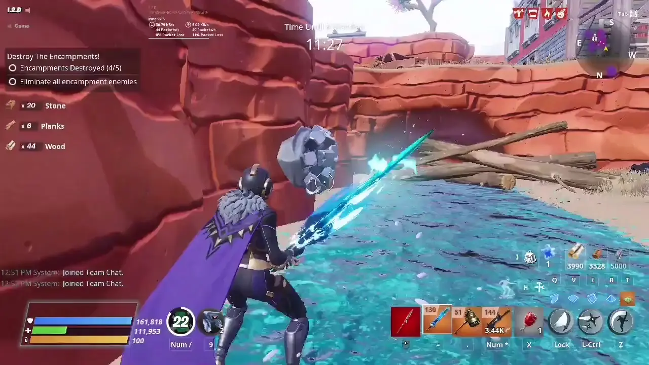 The new ninja (SNOWSTIKE) Build | Scrolller