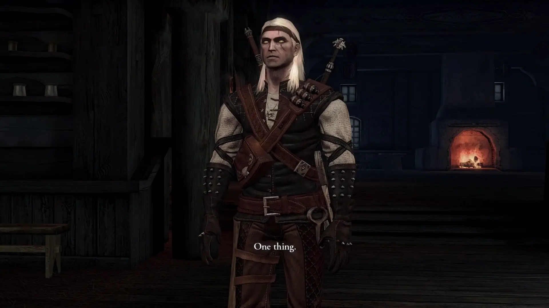 The only mention of Ciri in the first Witcher game. | Scrolller