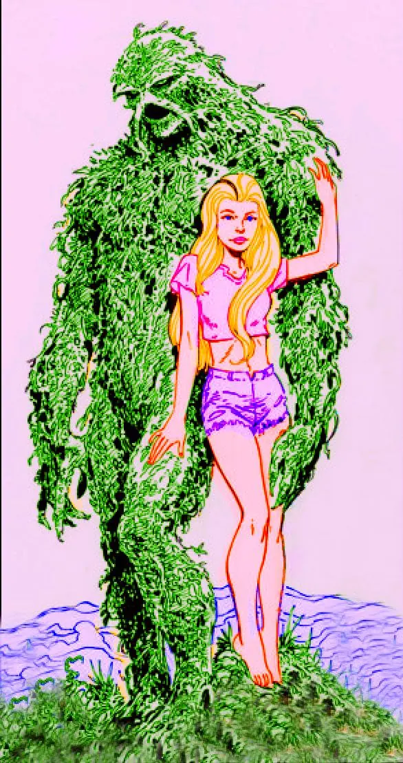 The only Swamp Thing image ever drawn by John Byrne | Scrolller