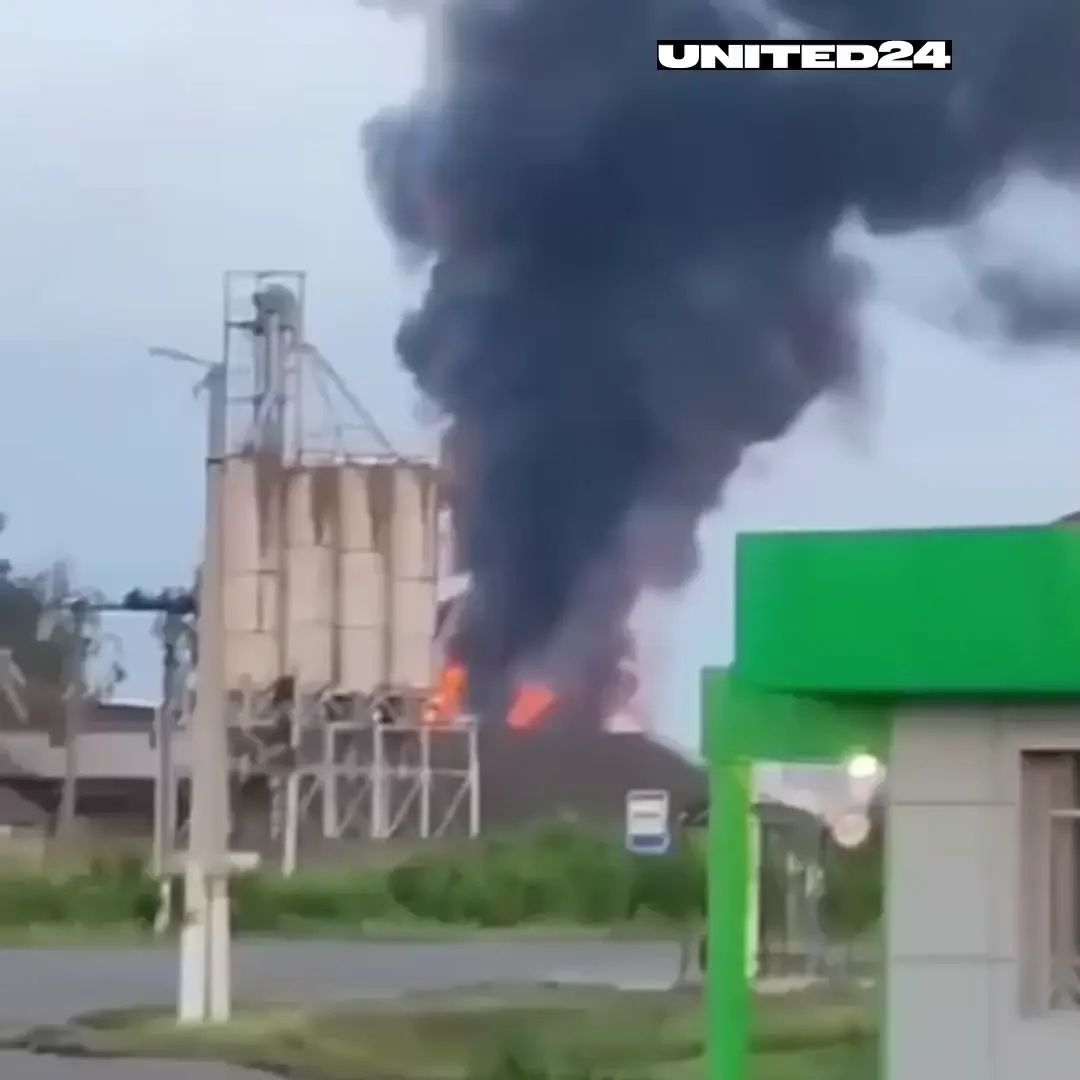 The Platonovskaya Tank Farm in Tambov region, Russia, is on fire after drone attack | Scrolller