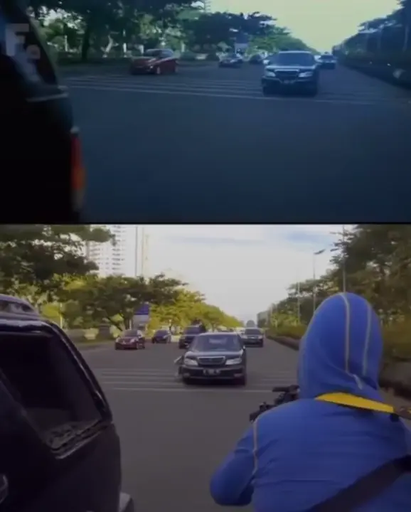 The second camera man is disguised as the passenger seat | Scrolller