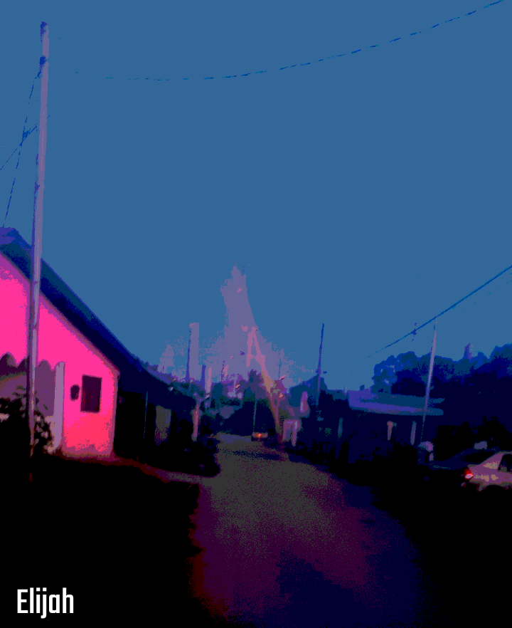 The Walk Down That Street, Elijah, Photography And IBISPaint, 1997 | Scrolller