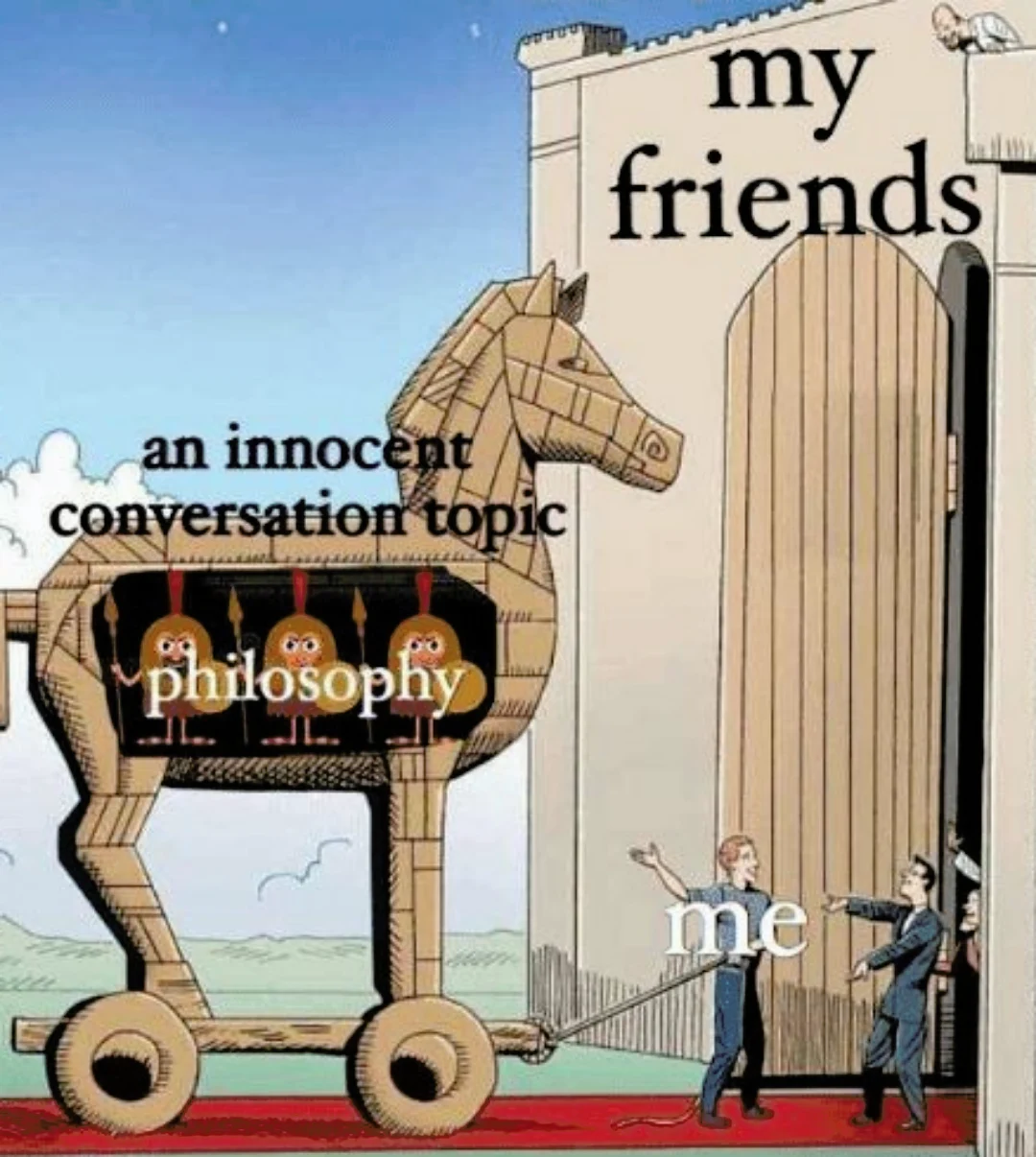 Thinking about thinking has got me thinking that maybe I shouldn't think that thinking is just ...