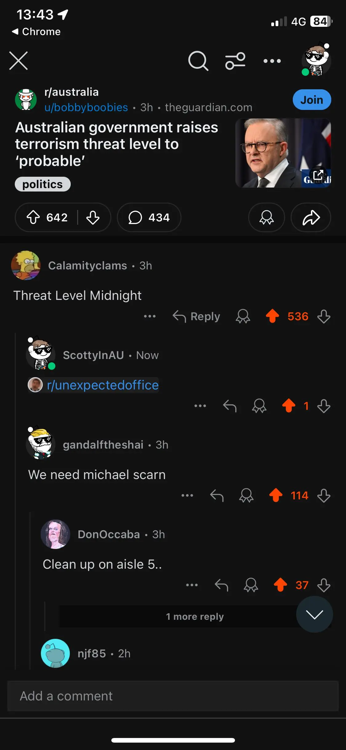 Threat Level… | Scrolller