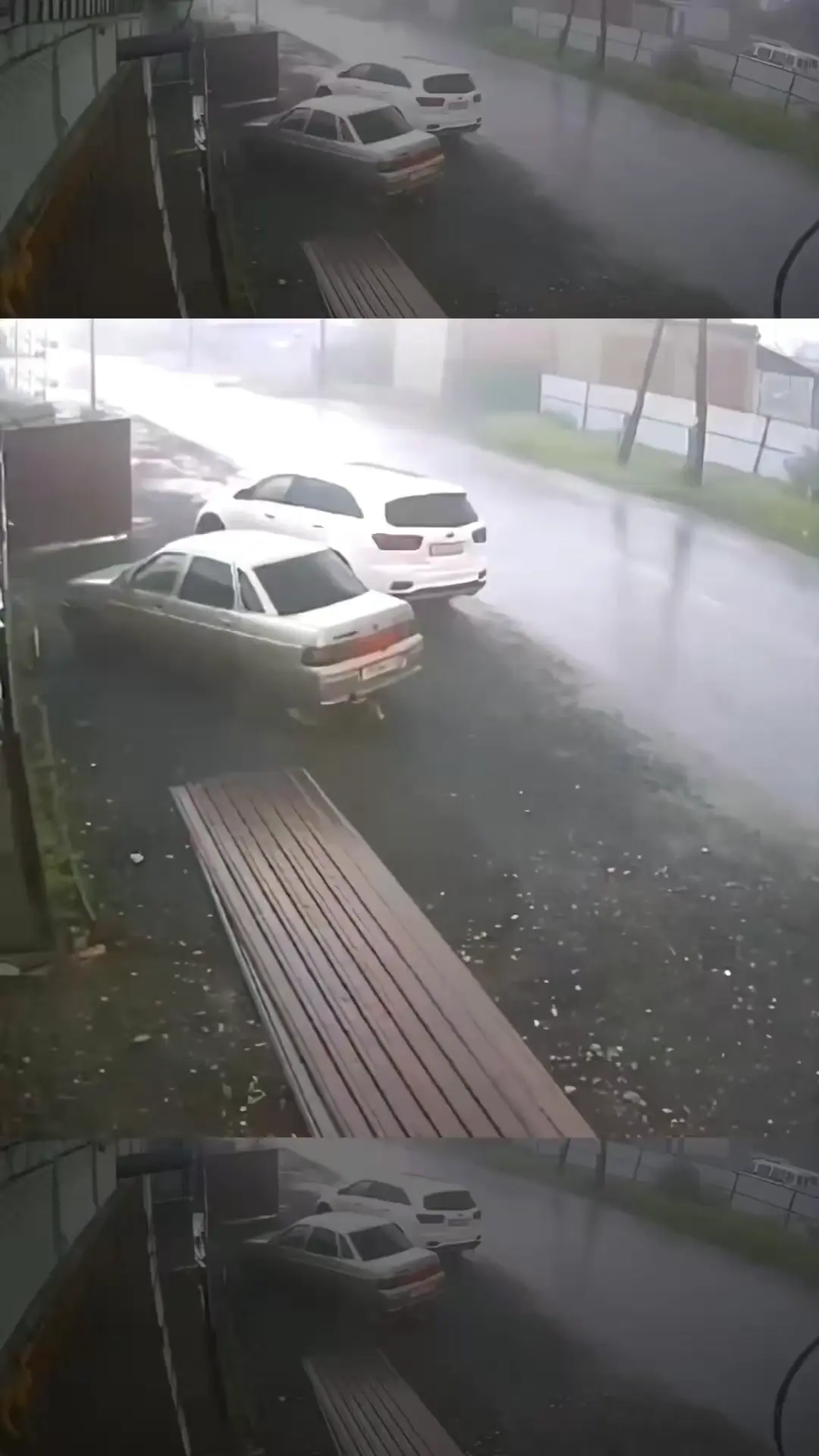 To hold down aluminium sheets during a storm | Scrolller