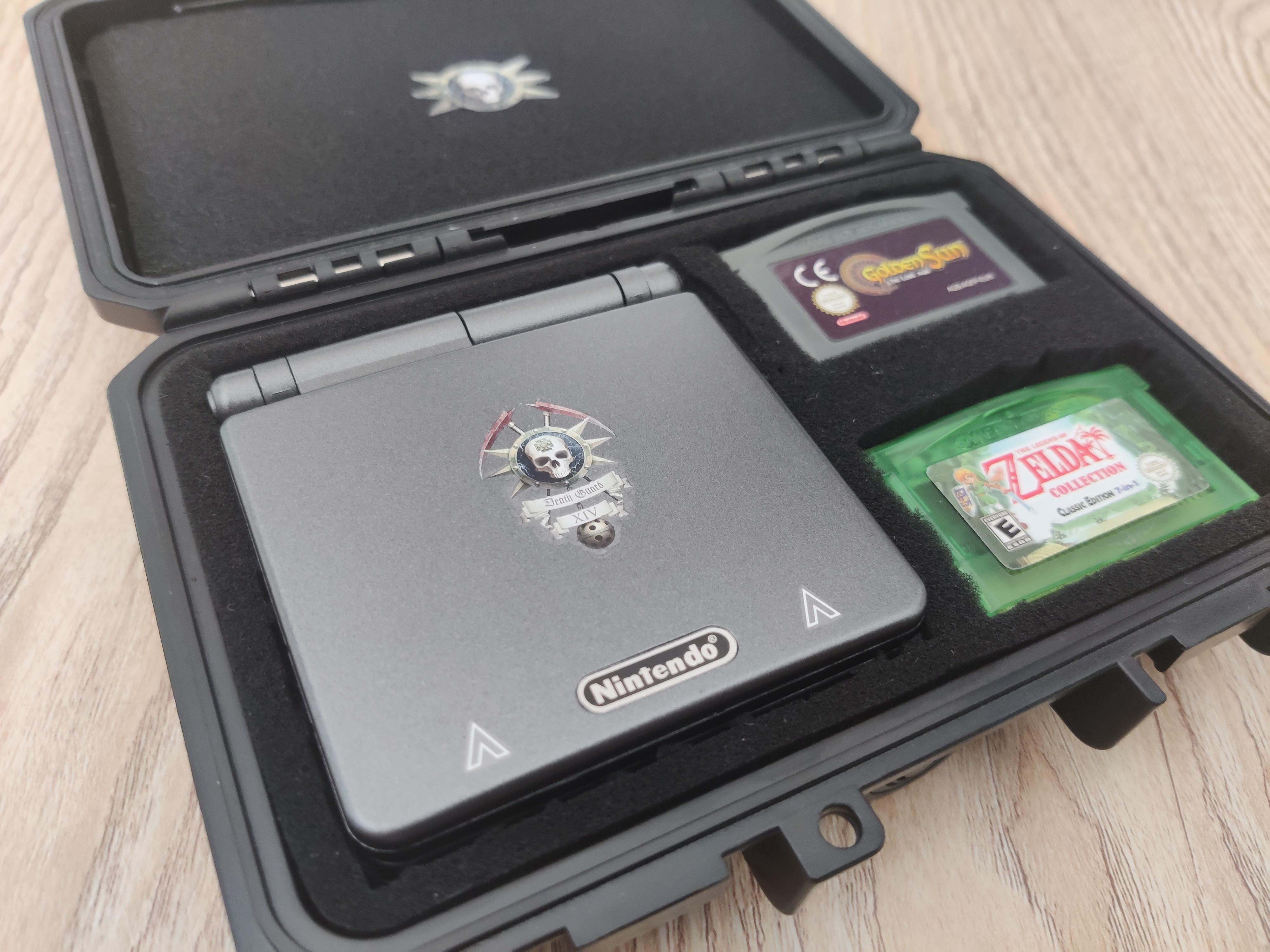 Custom Warhammer GBA SP Made For My Brothers Birthday (IPSV2 Screen & battery upgrade) | Scrolller