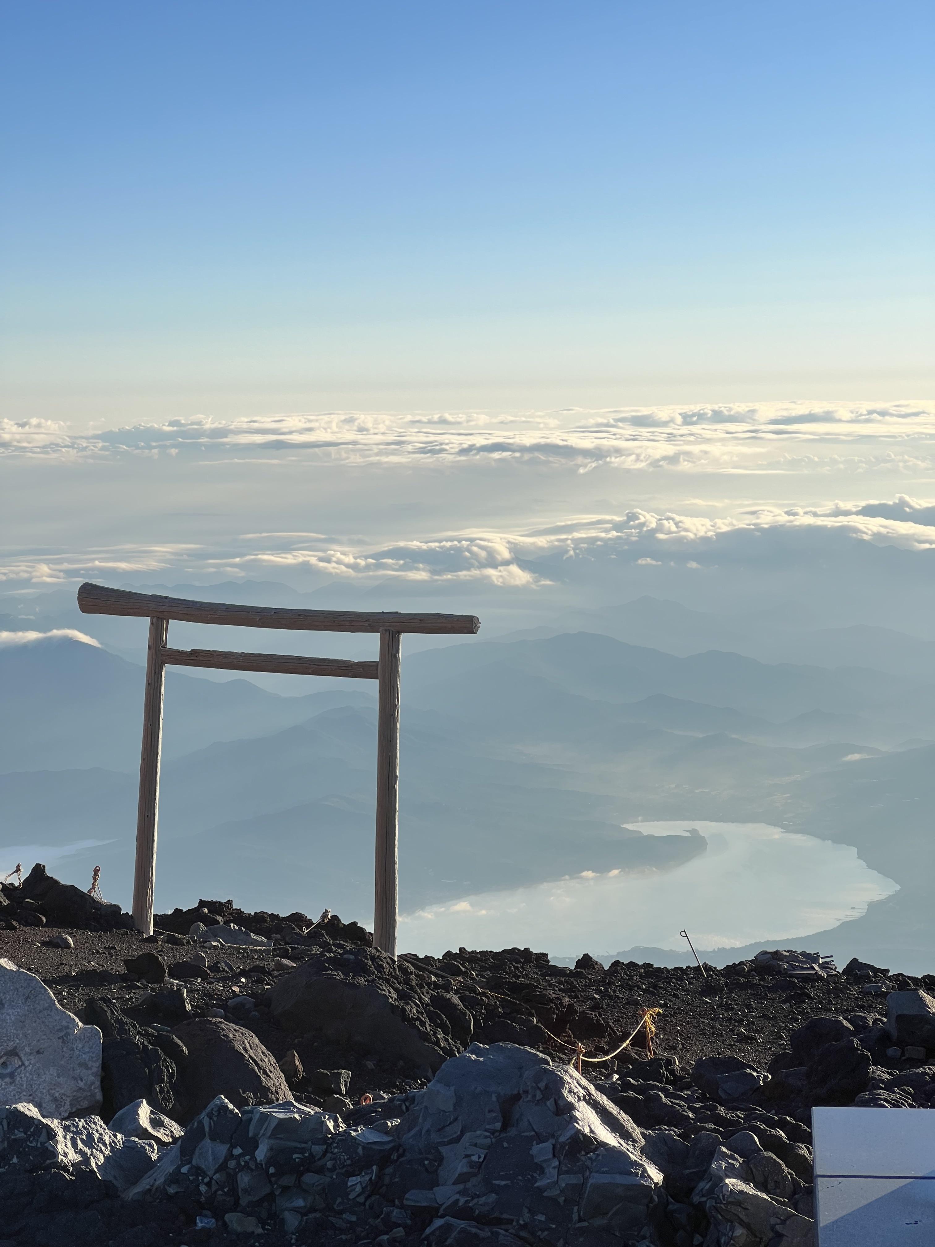 Torii from the top of Mt. Fuji | Scrolller