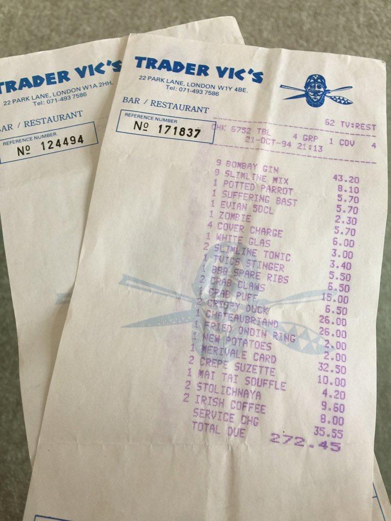 Trader Vic’s 1994 | Scrolller