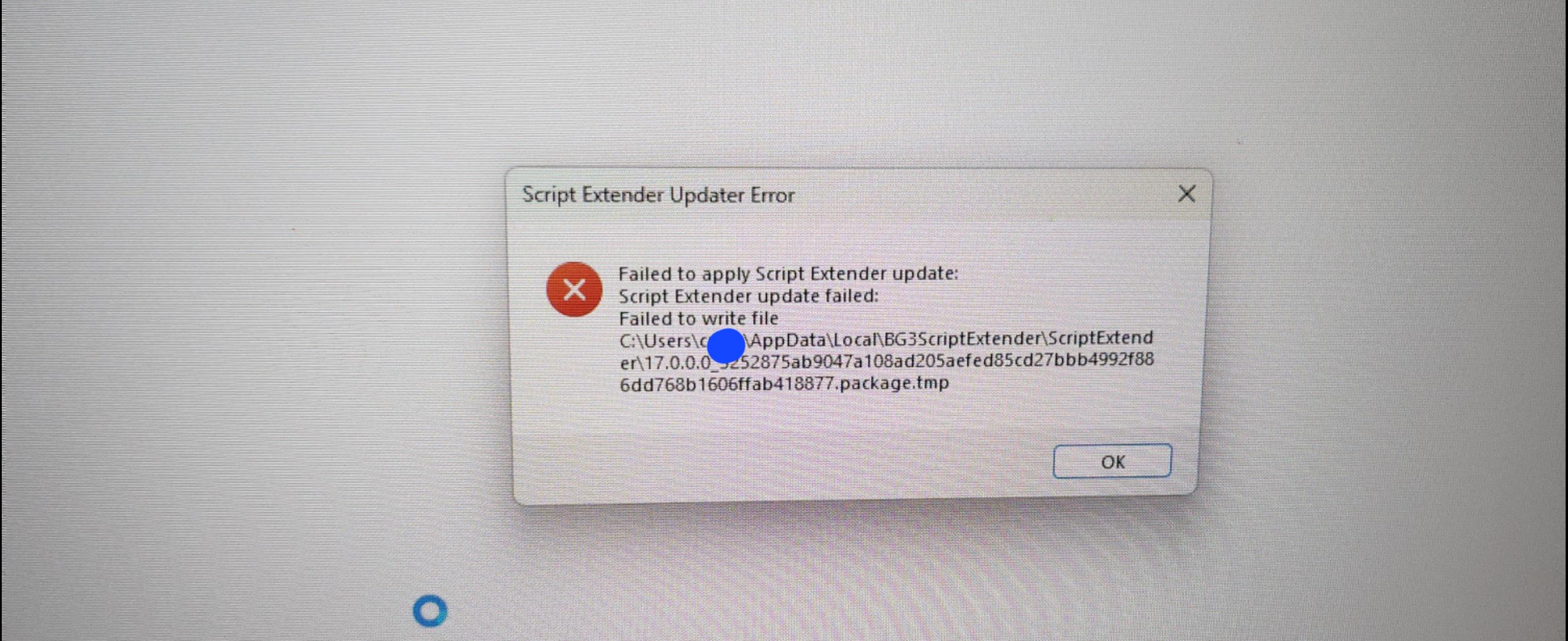 Tried everything to get the script extender to work | Scrolller
