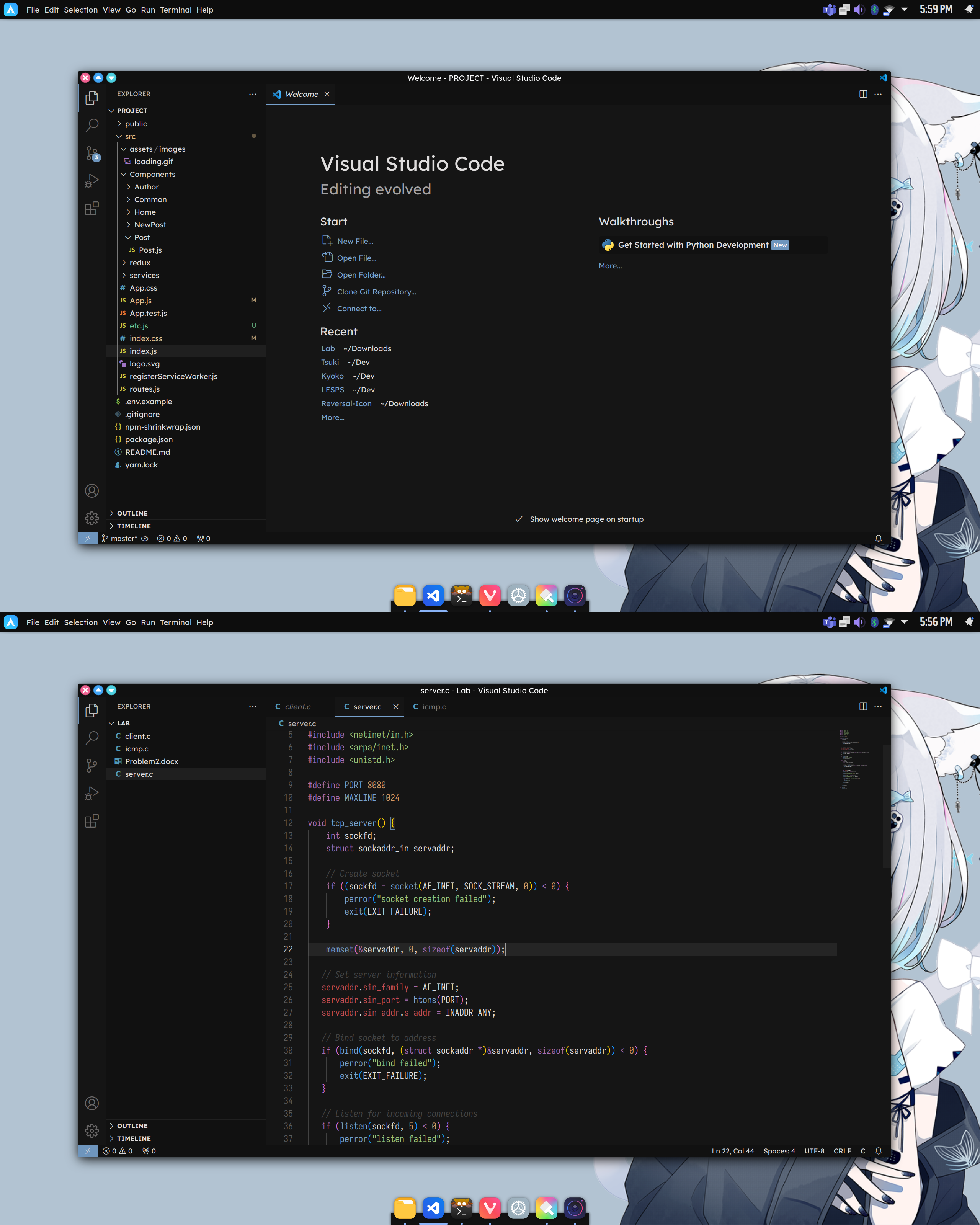 Tsuki - a clean and elegant dark theme for VS-Code | Scrolller