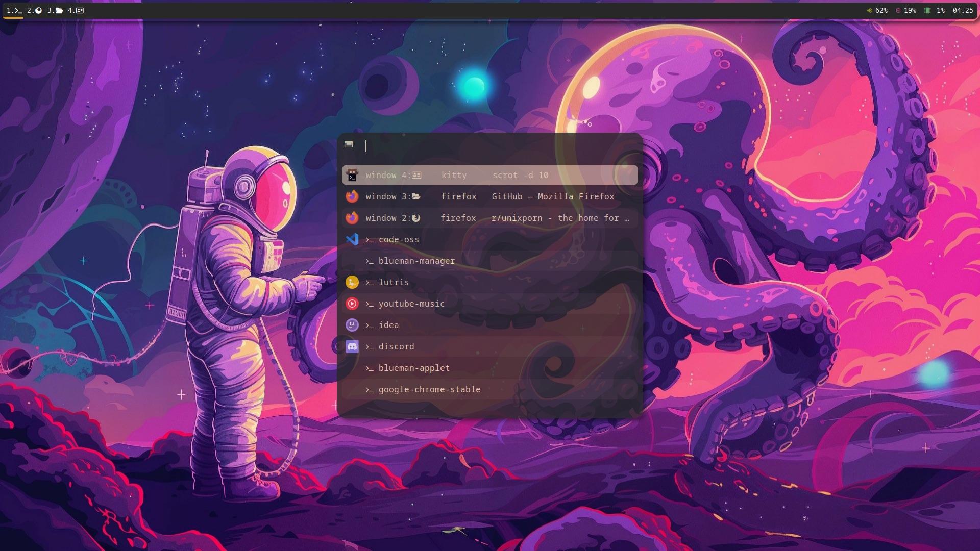 [i3] I use Arch and Neovim btw | Scrolller