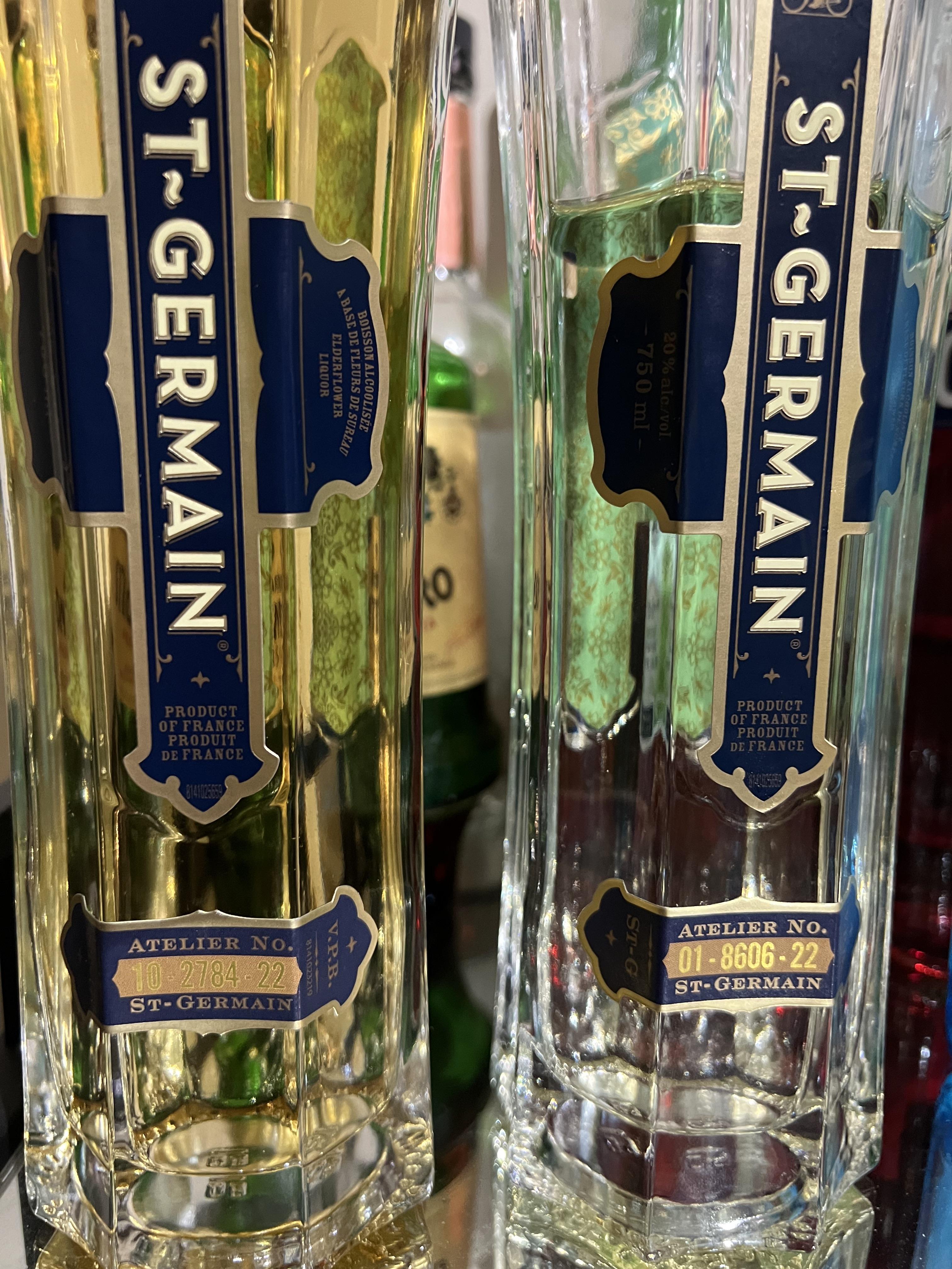 Why is the color different in these two St. Germain bottles? | Scrolller