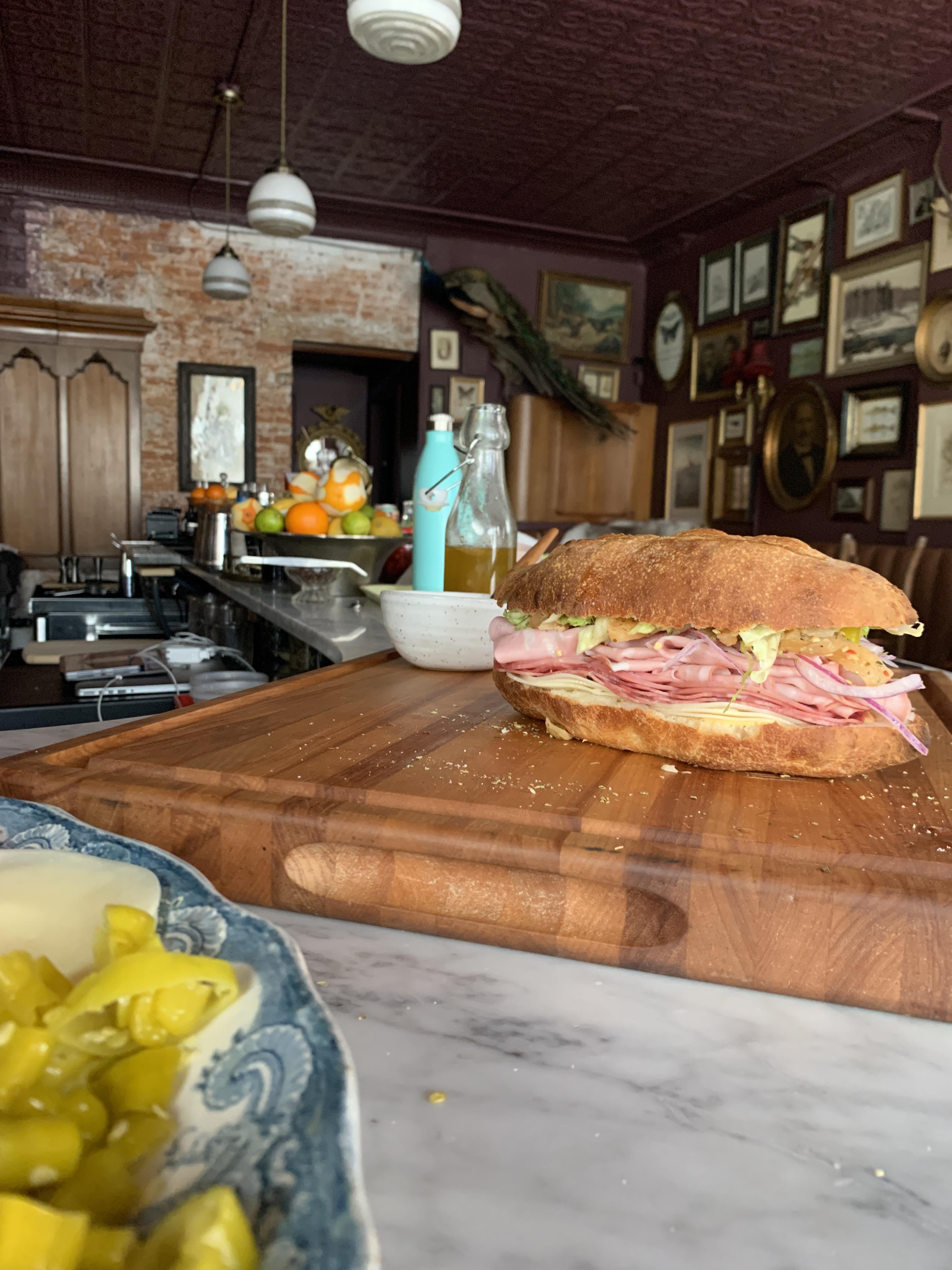 A sandwich I made and took photos of at my friend’s bar | Scrolller