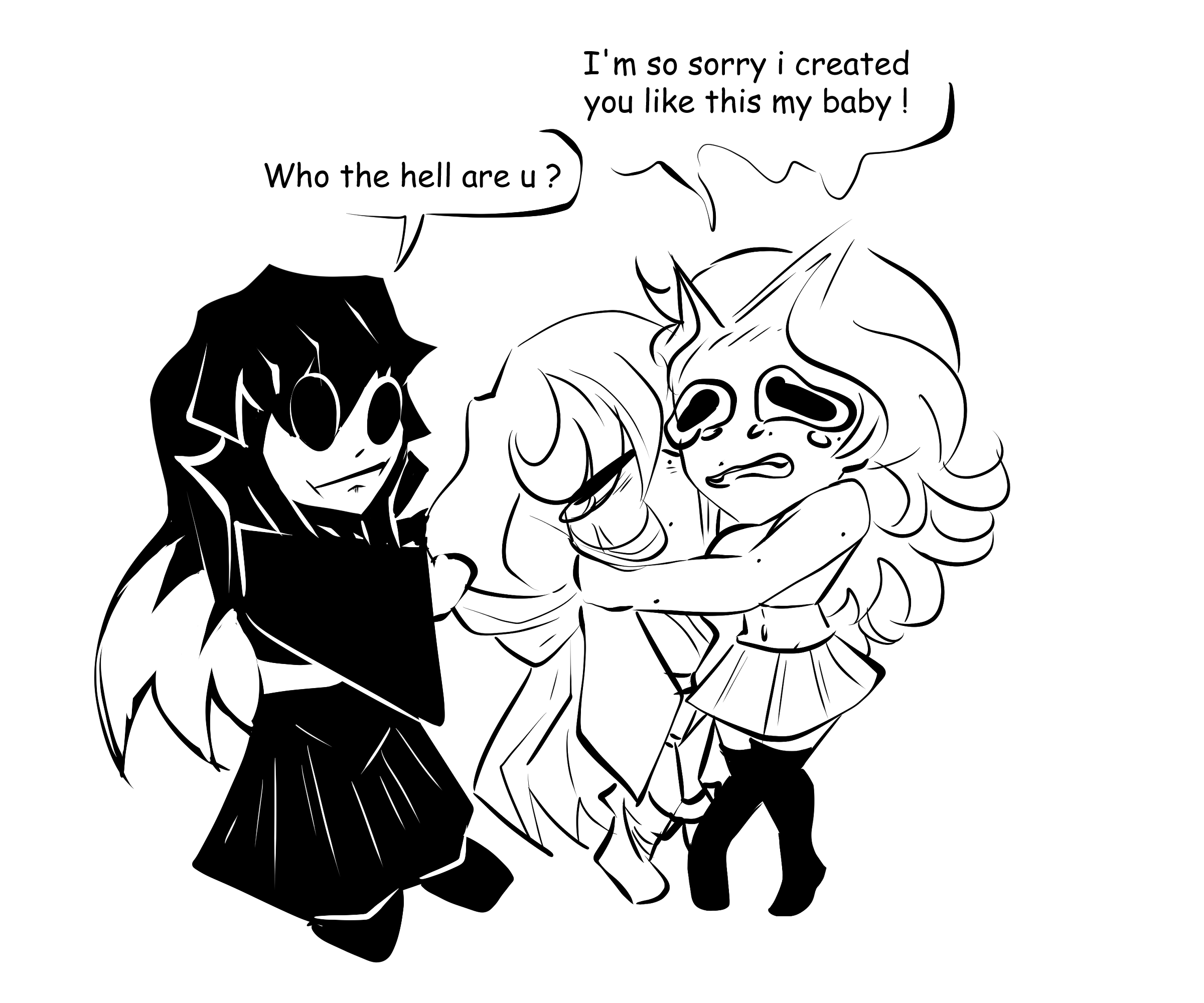 "Skyzophrenia crisis" / Art and OC by me | Scrolller