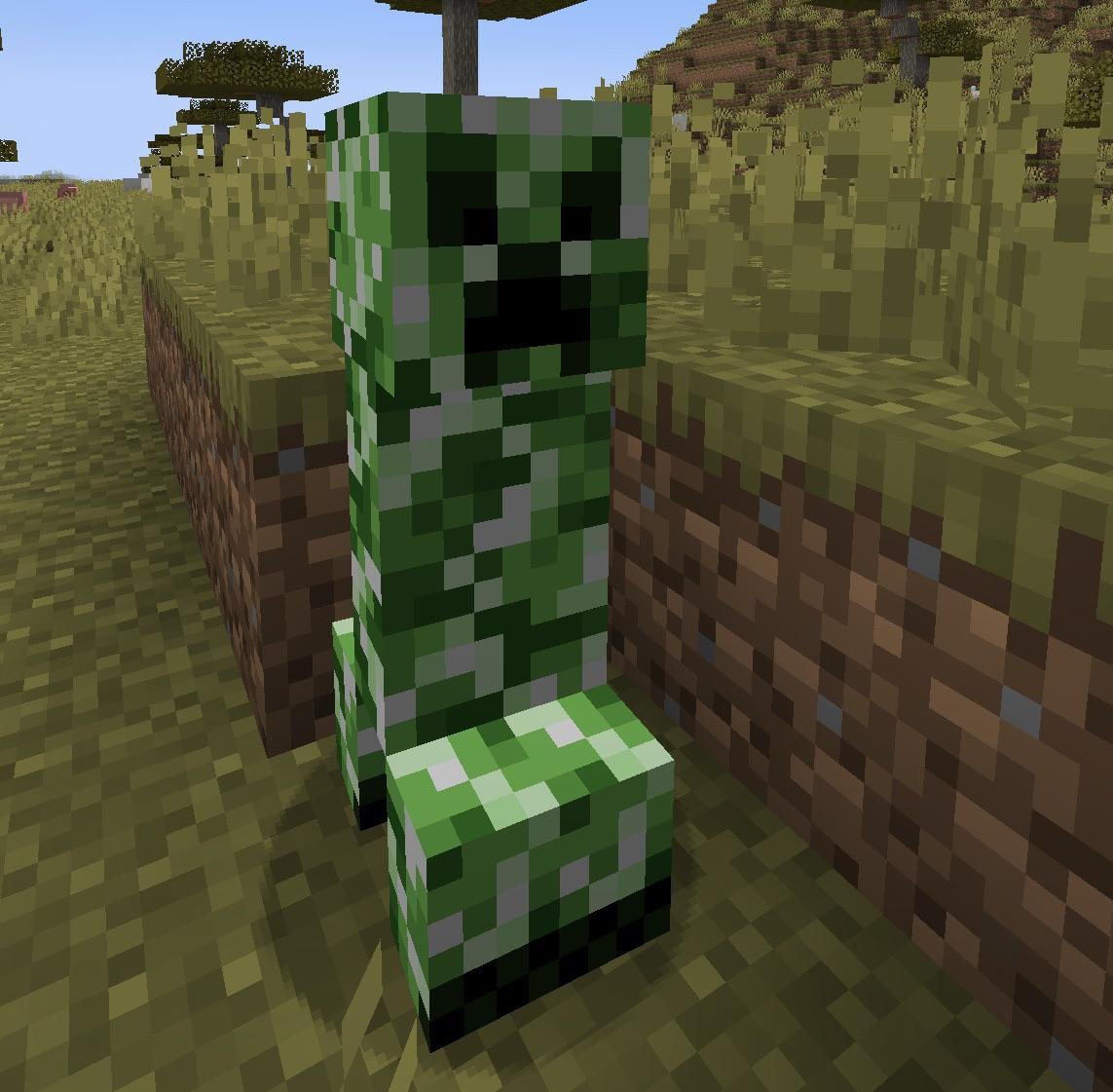 Tried redesigning the creeper since!! | Scrolller