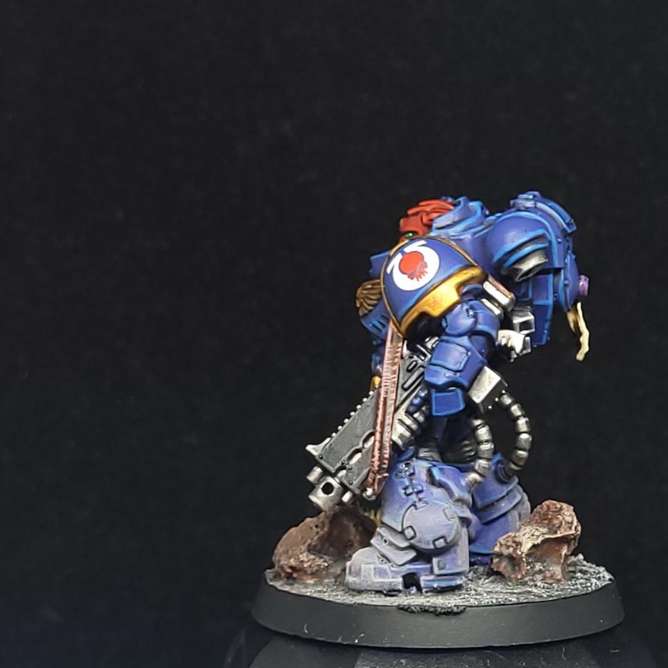Ultramarine Heavy Intercessor Sergeant 2nd Company First Squad | Scrolller