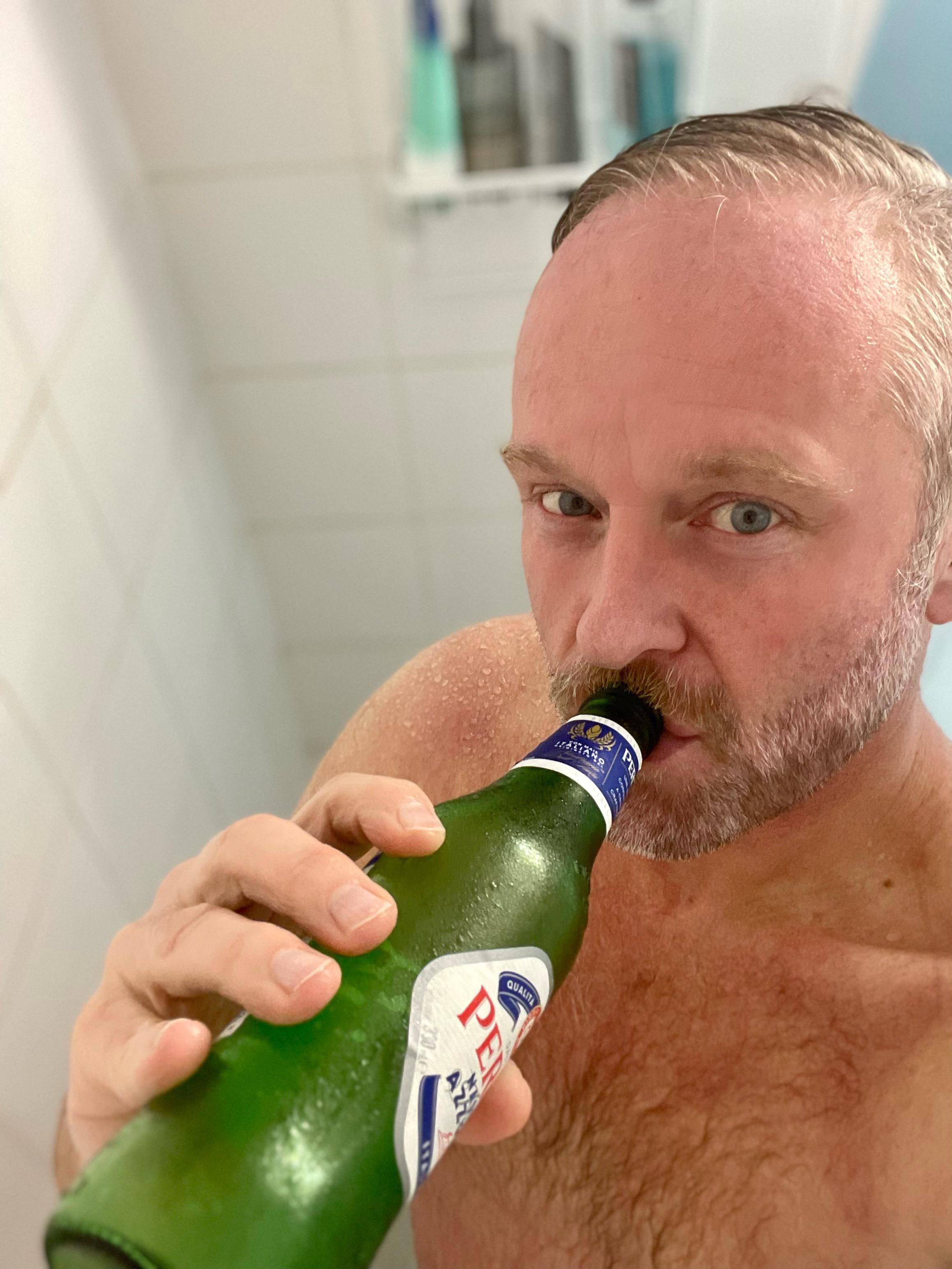 Post 34K Run Shower Beer | Scrolller