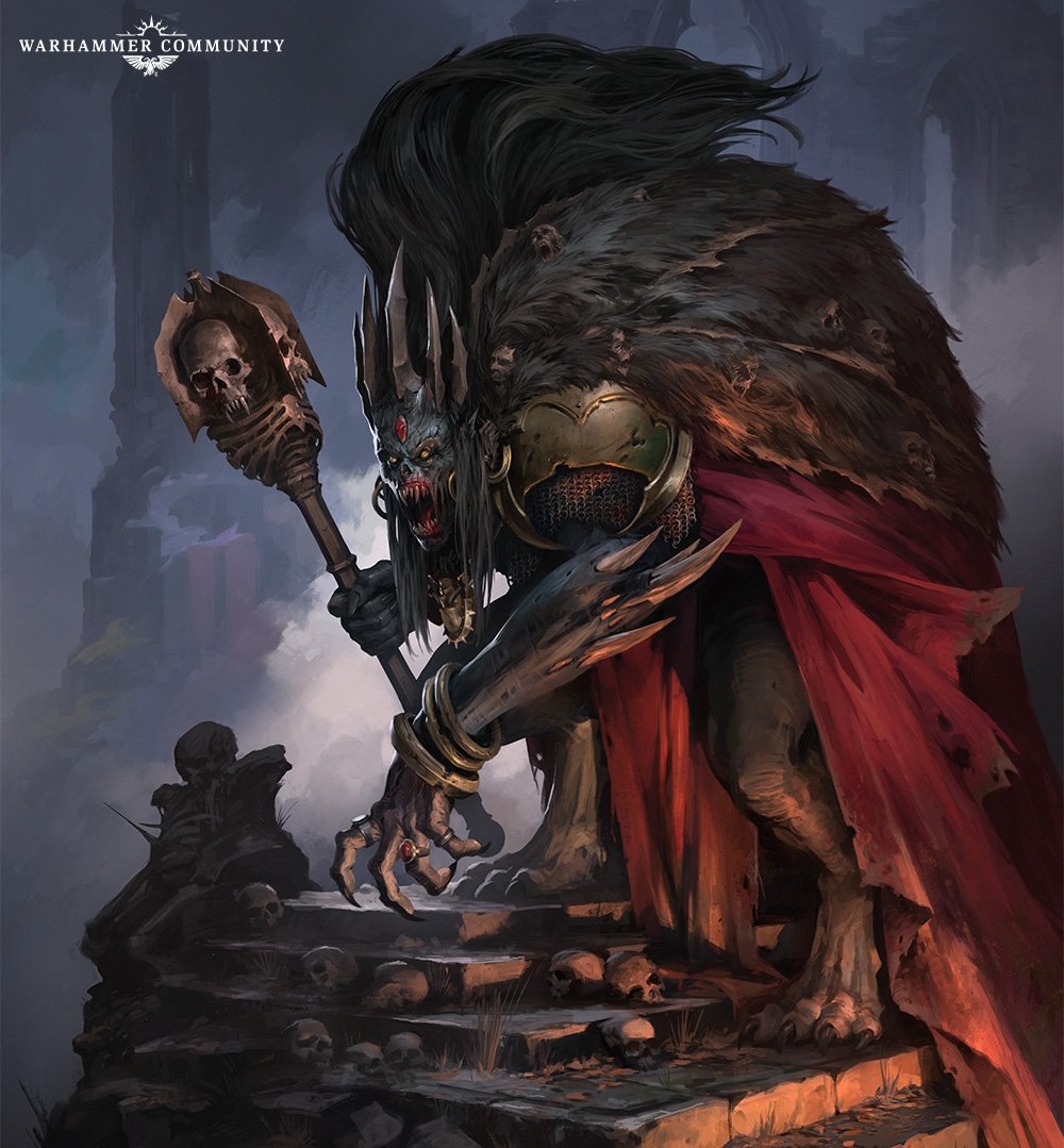 New art of Ushoran, king of the flesh eater courts | Scrolller