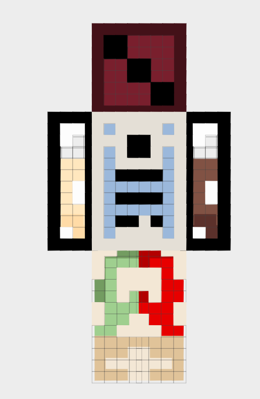 I made a (mediocre) Minecraft skin based on some Isaac items | Scrolller