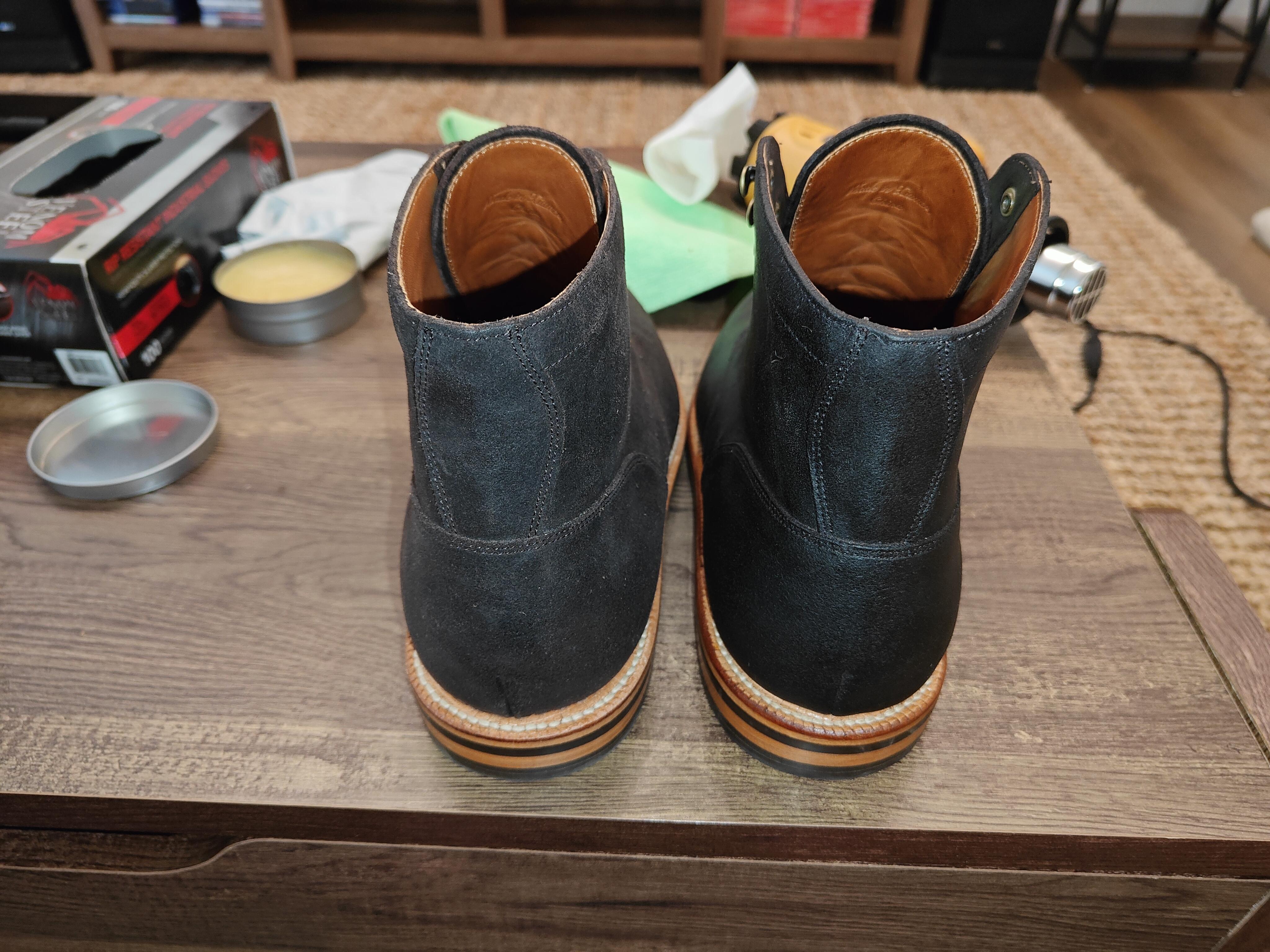 Grant Stone Diesel Boot Earth with fresh wax | Scrolller