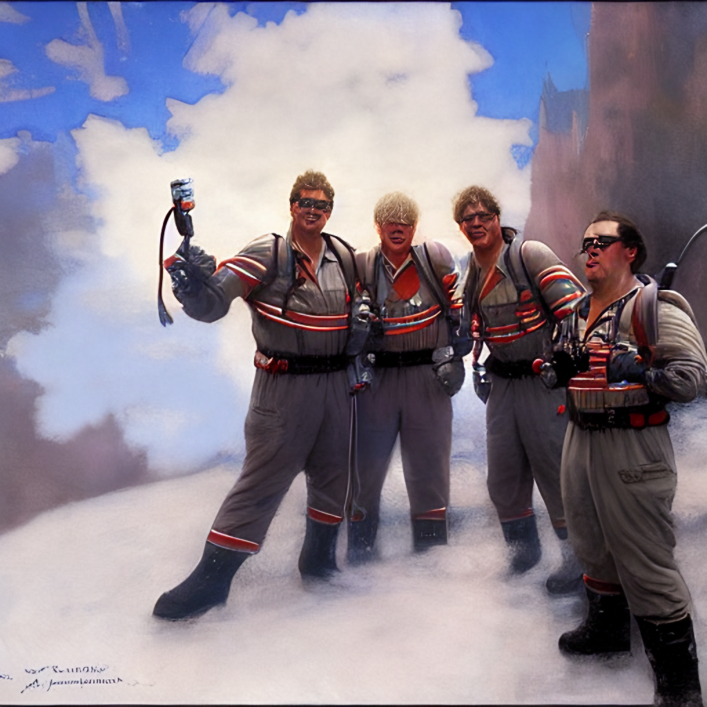 Presenting... Ghostbusters on Ice! (AI art via Stable Diffusion) | Scrolller