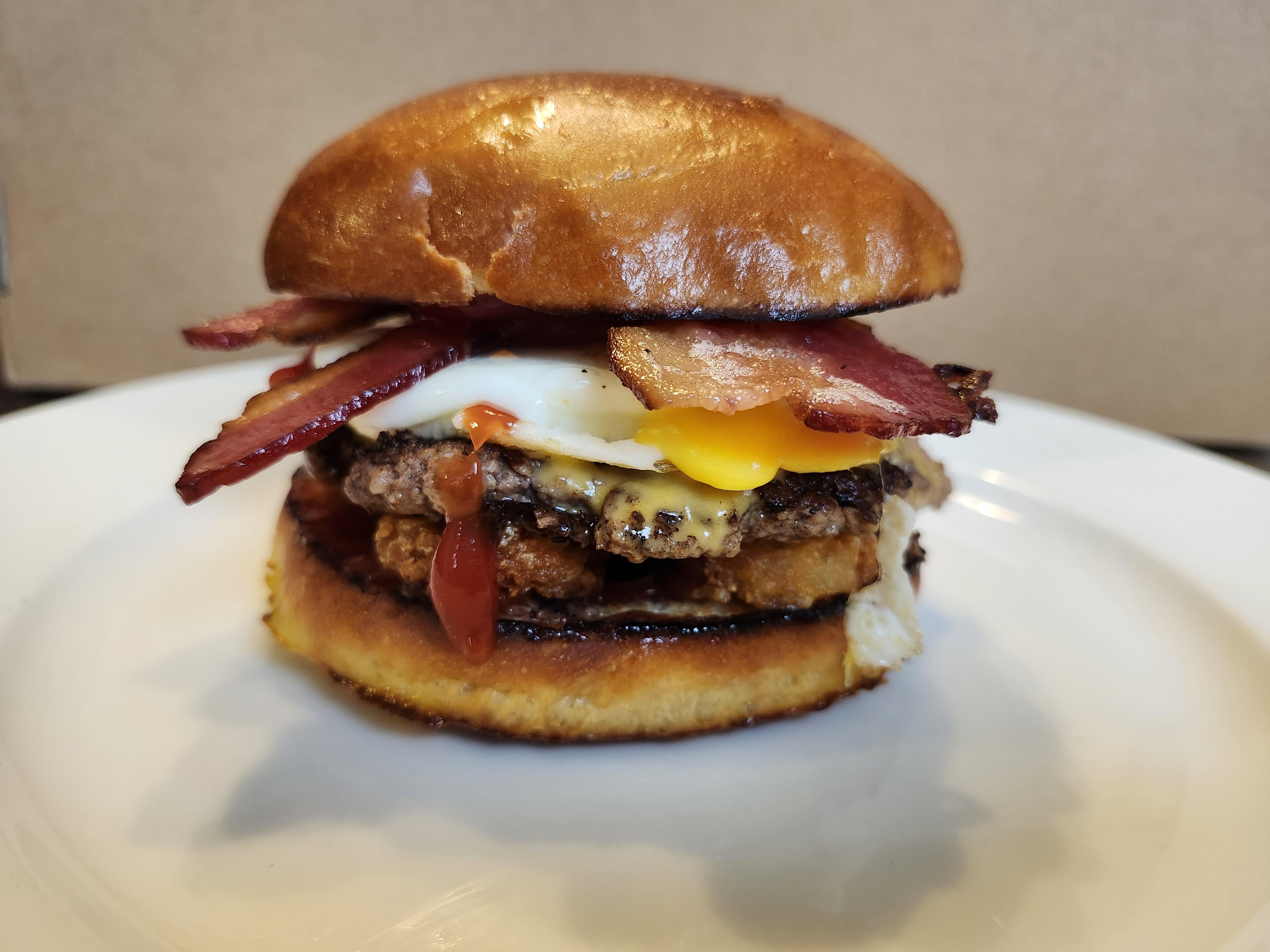 Pair of breakfast burgers | Scrolller