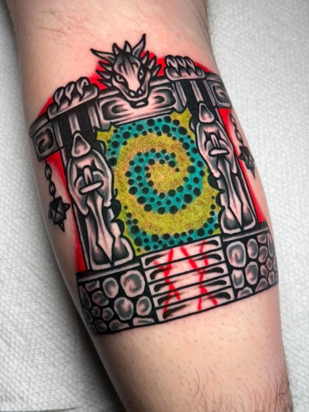 The Dark Portal - Andrew Bixby at Garden City Tattoo, Beverly, MA | Scrolller