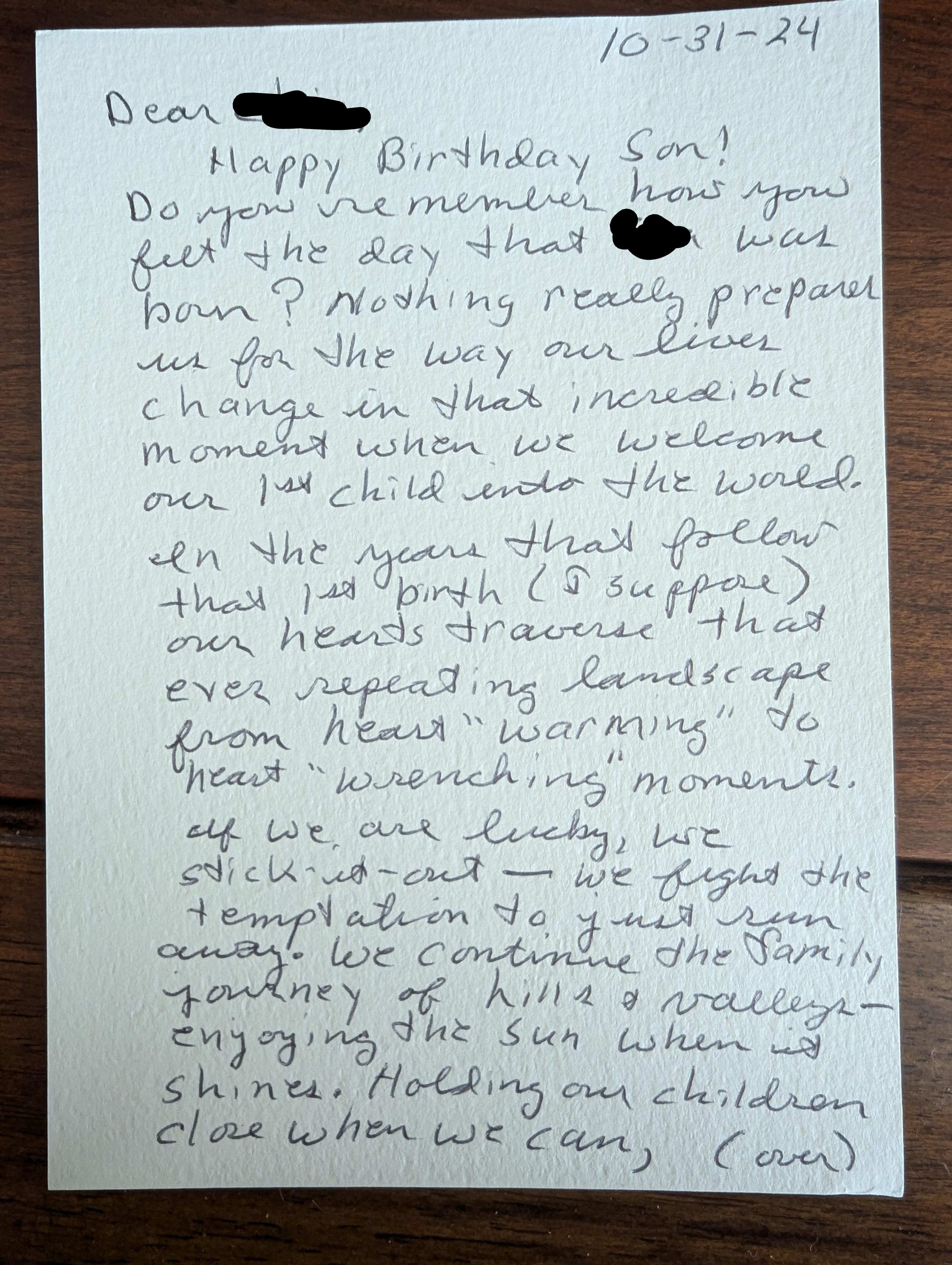 Beautiful note or manipulation? | Scrolller