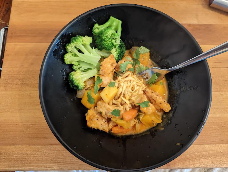 [Homemade] Coconut Mango Curry Chicken. | Scrolller