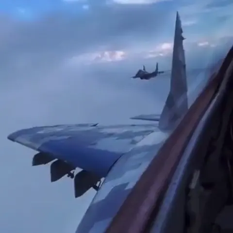 Ukrainian MIG 29 Duo Flying Somewhere Over Ukraine. | Scrolller